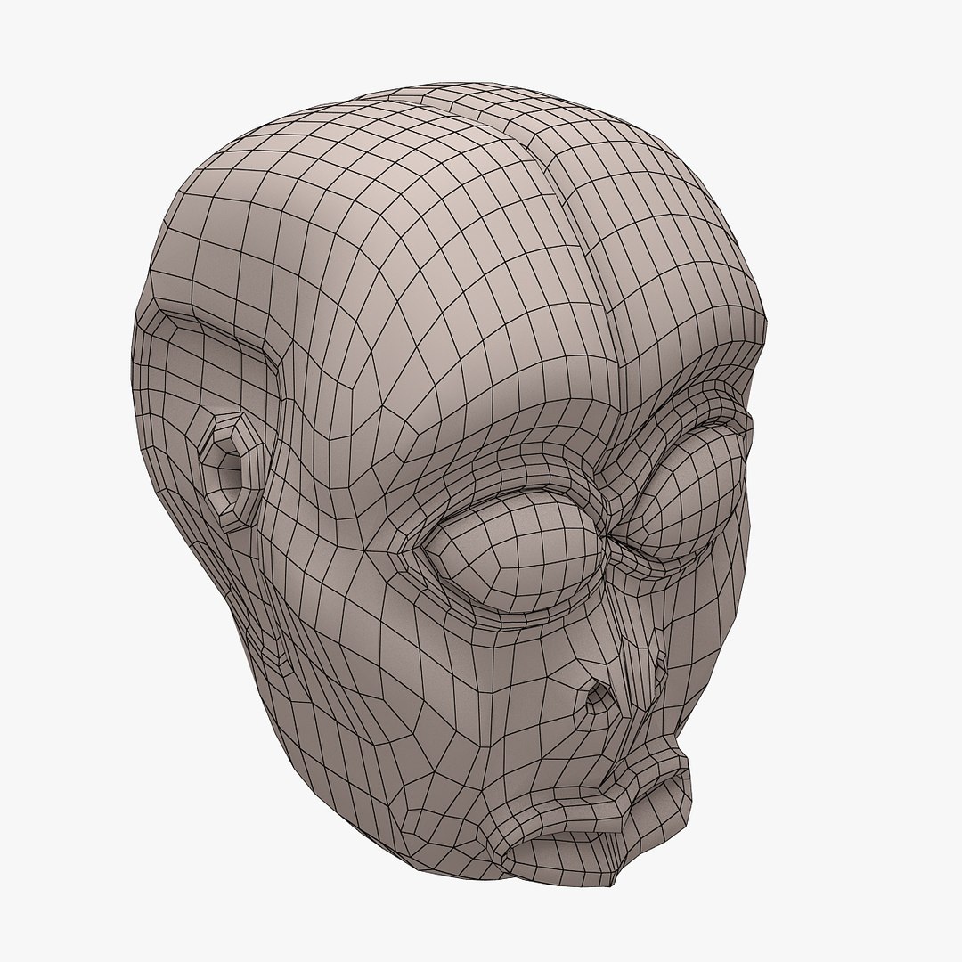 Alien Head 3D - TurboSquid 1298942