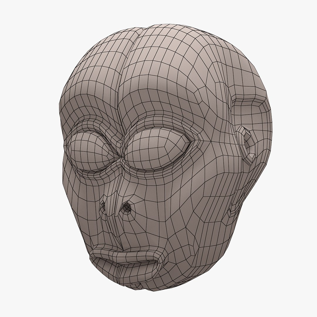 Alien Head 3D - TurboSquid 1298942