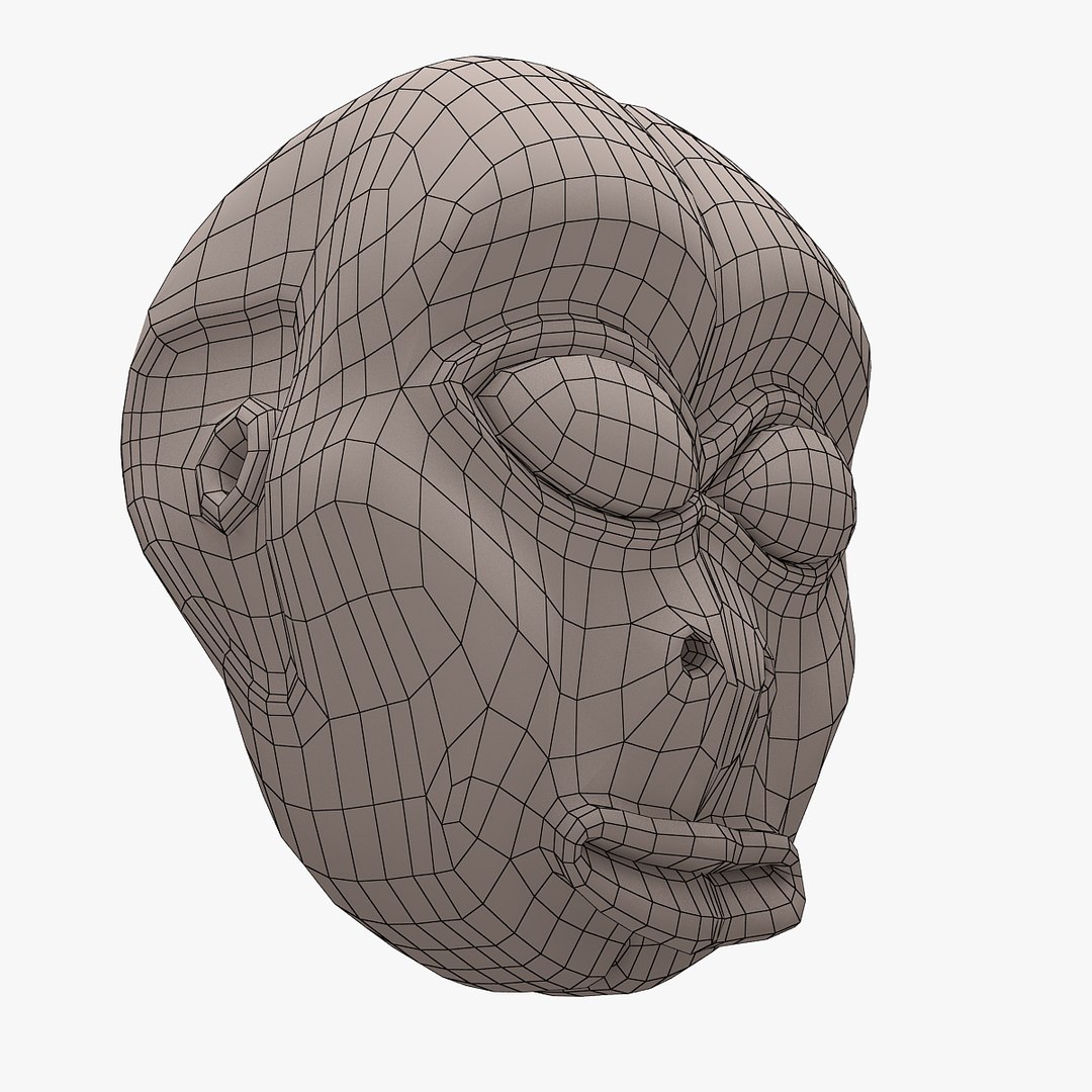 Alien Head 3D - TurboSquid 1298942