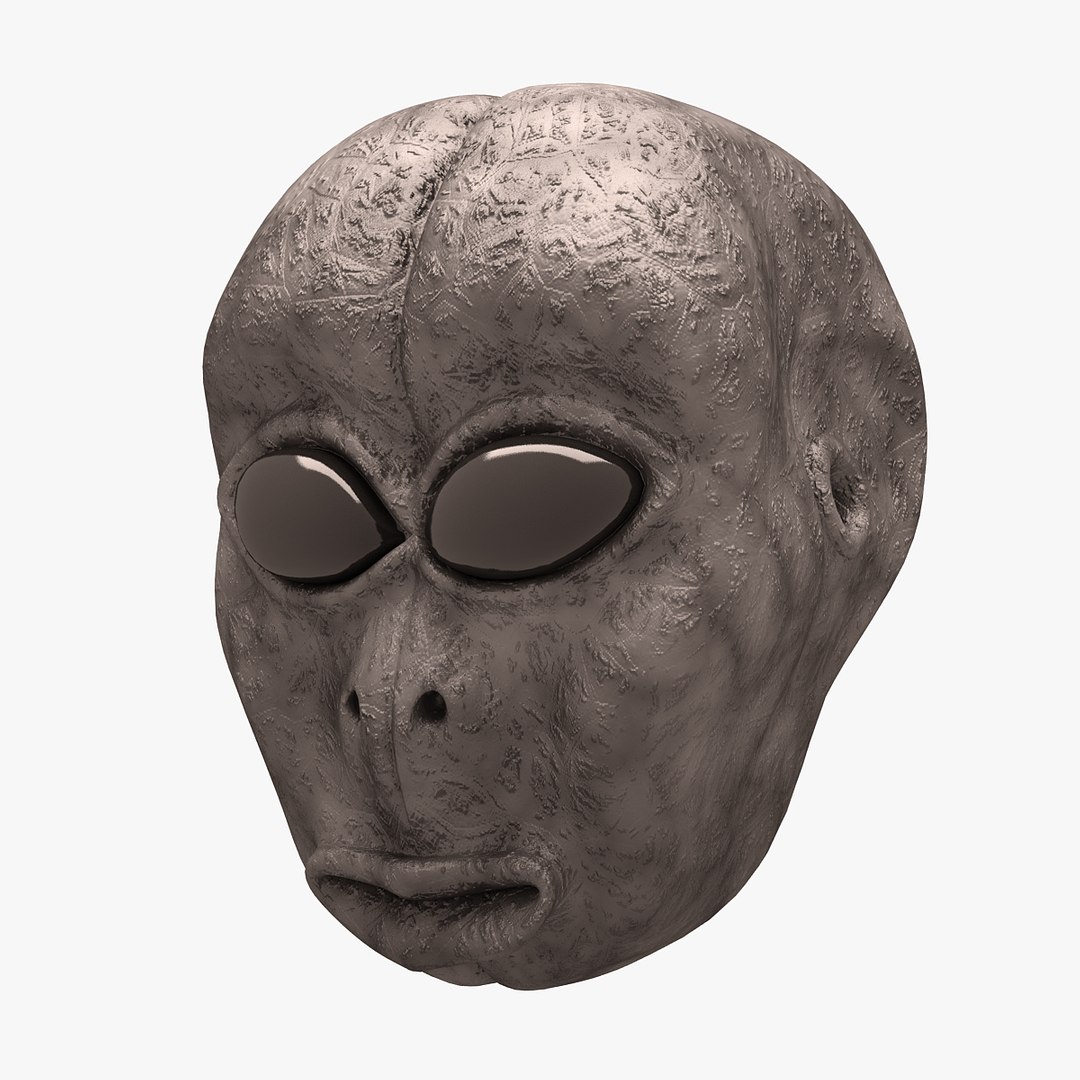 Alien Head 3D - TurboSquid 1298942