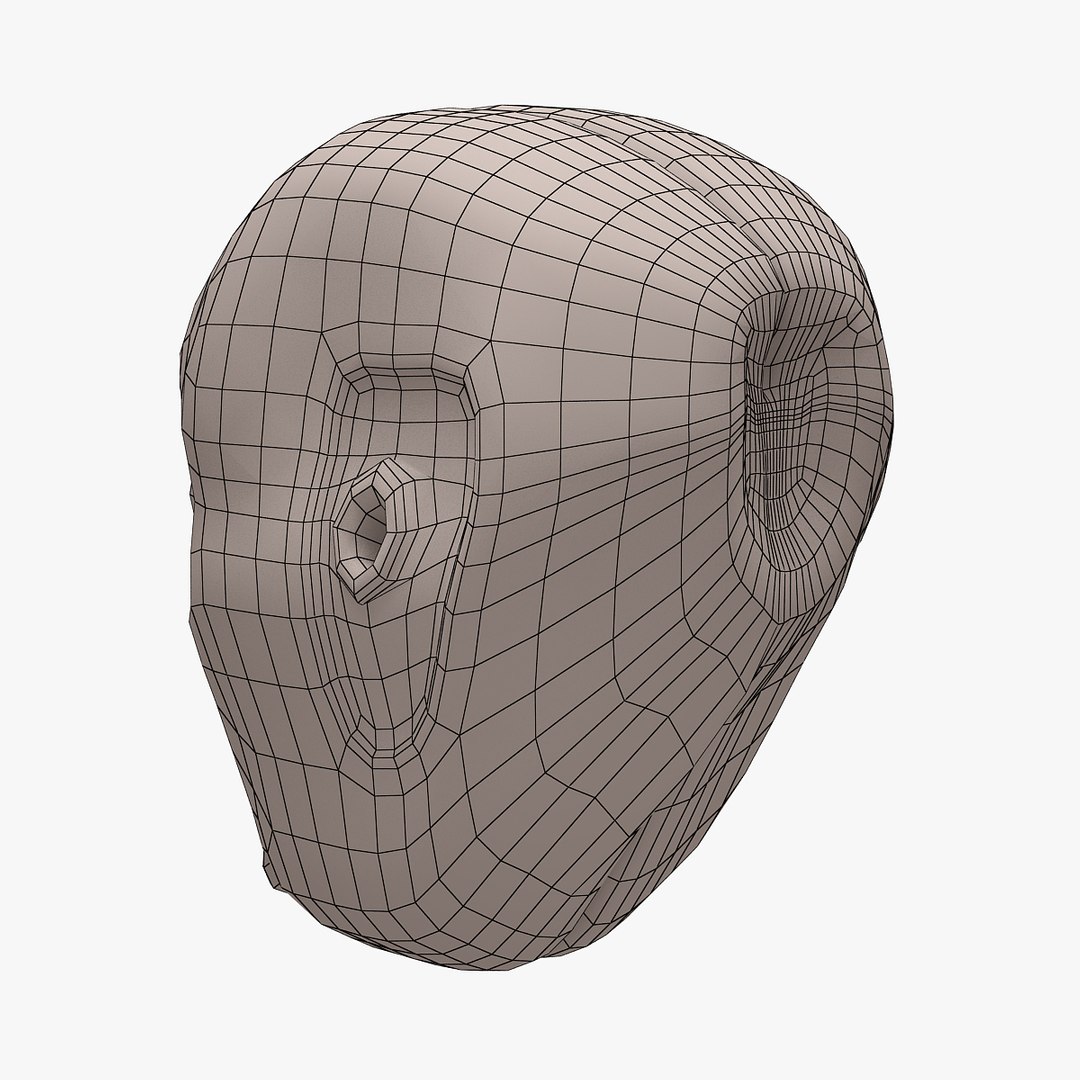 Alien Head 3D - TurboSquid 1298942