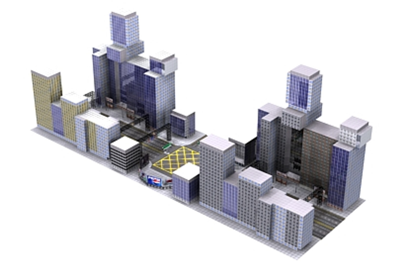 City Building 3d Model