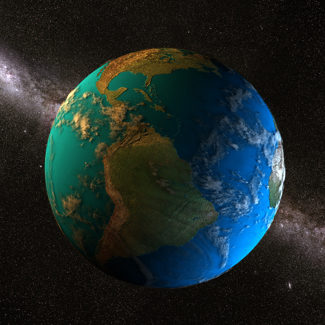 Modello 3D Design realistico del pianeta terra - TurboSquid 1771255