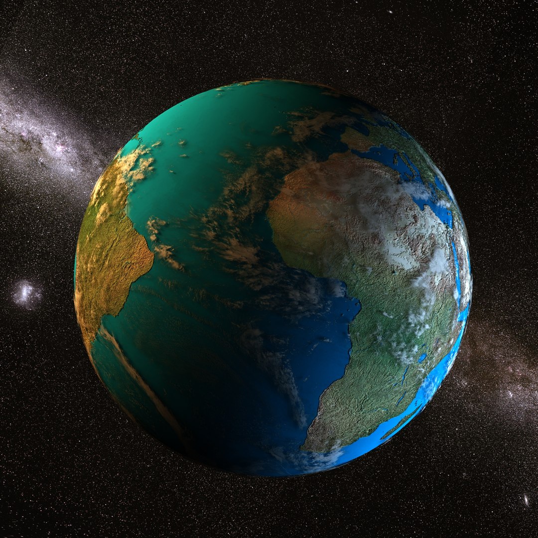 3D Planet Earth Realistic Design model - TurboSquid 1771255
