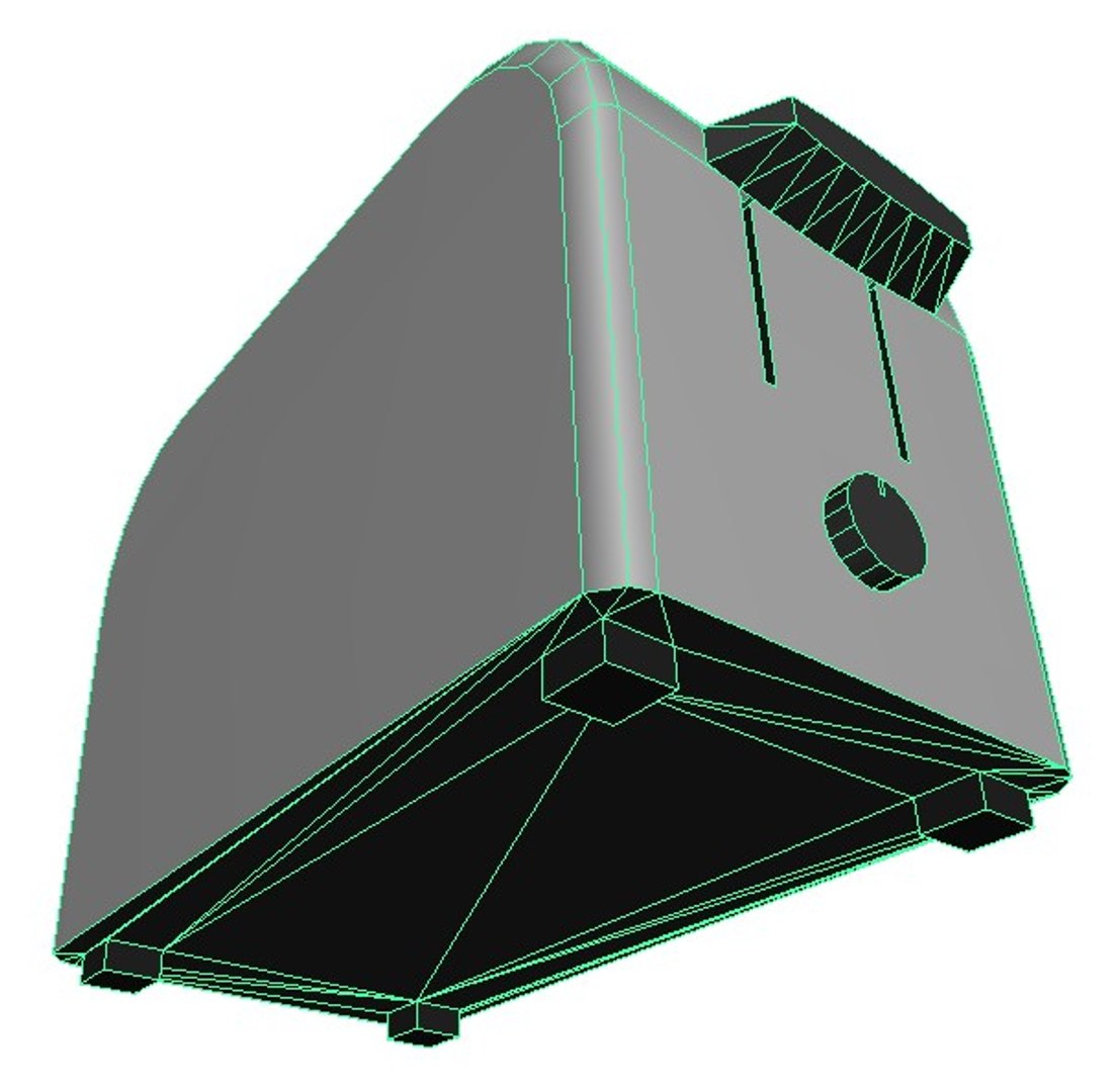3D toaster showing homes model - TurboSquid 1260482