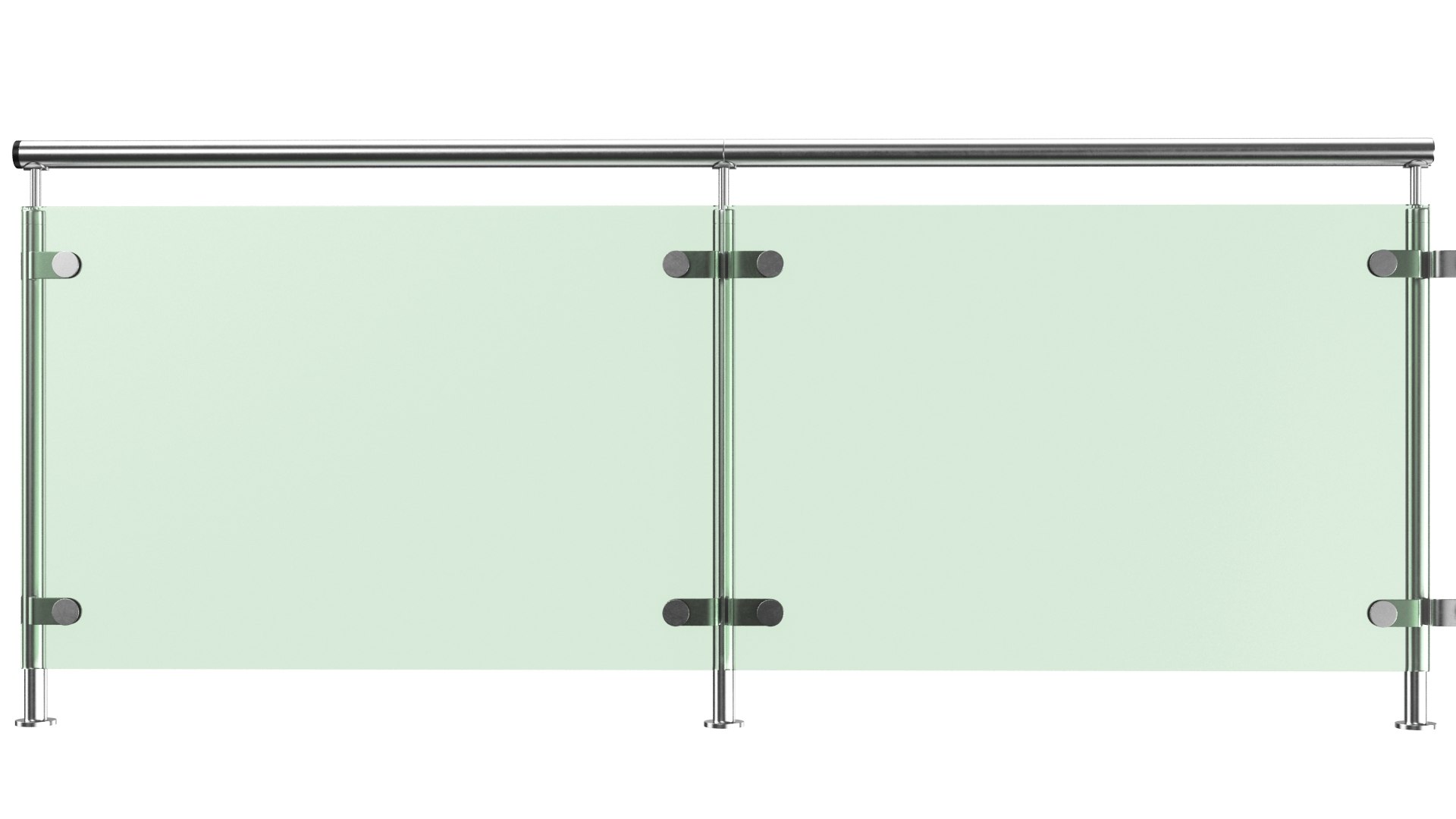 Detailed Glass Handrail Options Model - TurboSquid 2159192