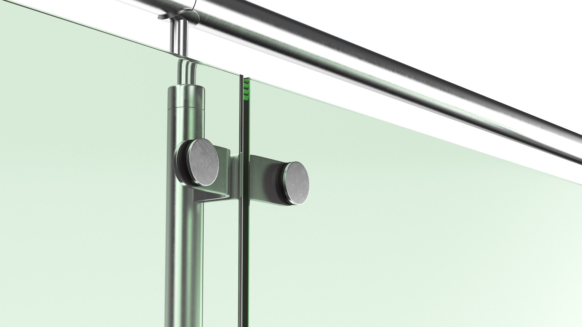 Detailed Glass Handrail Options Model - TurboSquid 2159192