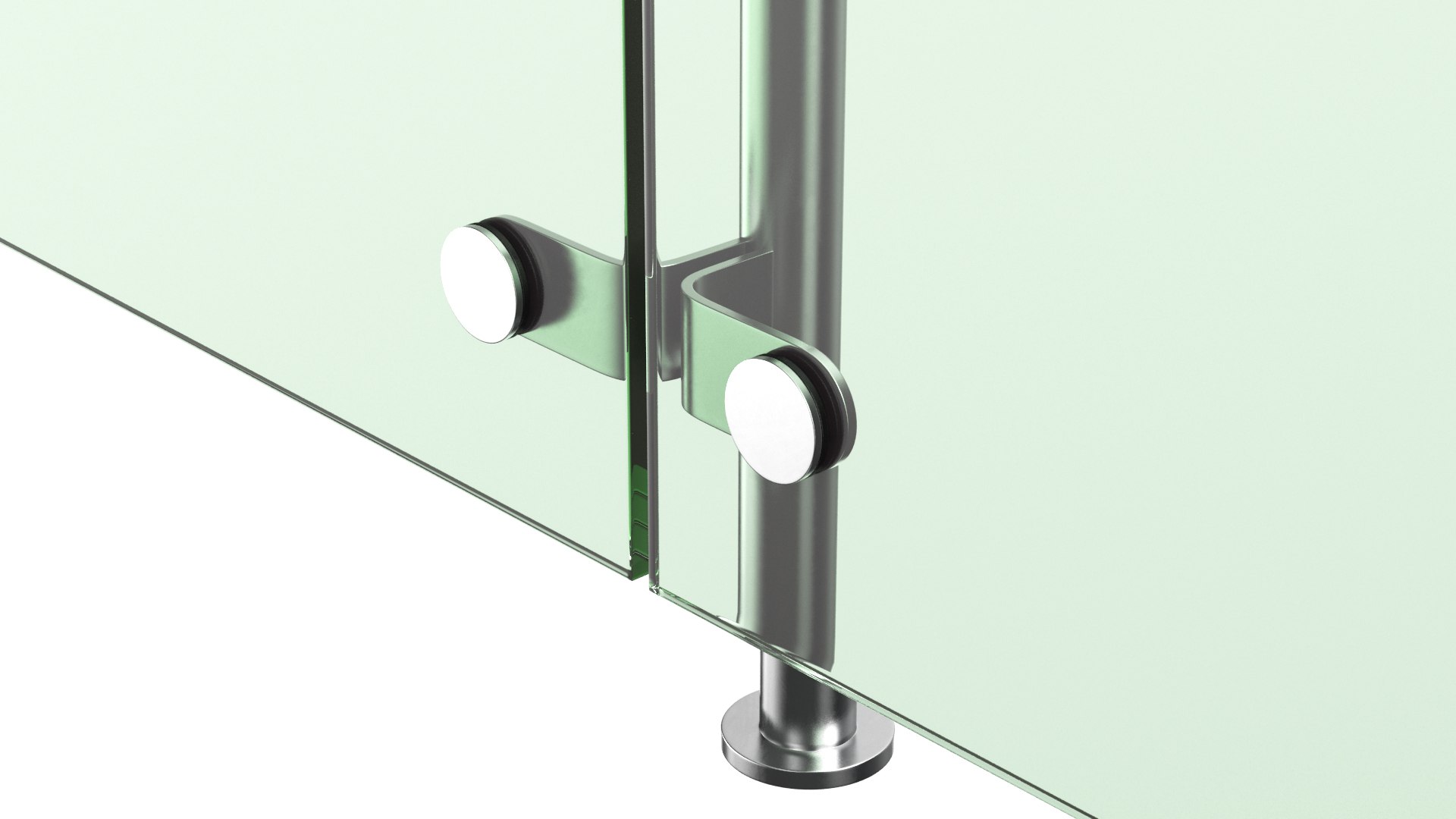 Detailed Glass Handrail Options Model - TurboSquid 2159192