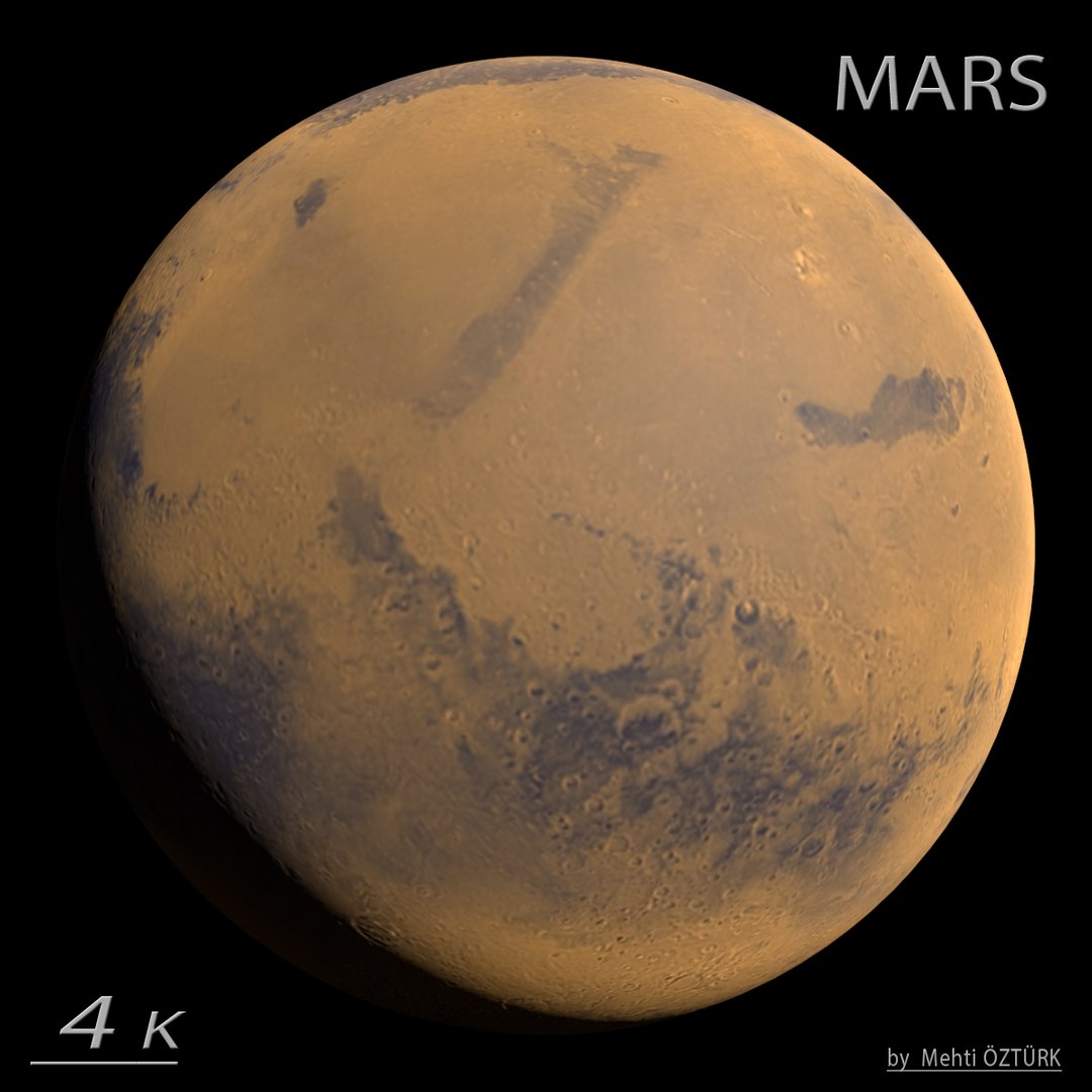 3d Model Realistic Mars