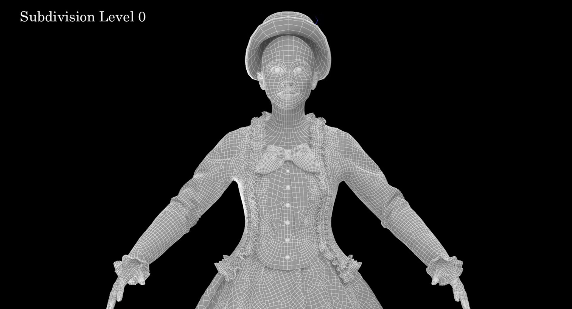 Lady Victorian Age 3D Model - TurboSquid 1330467
