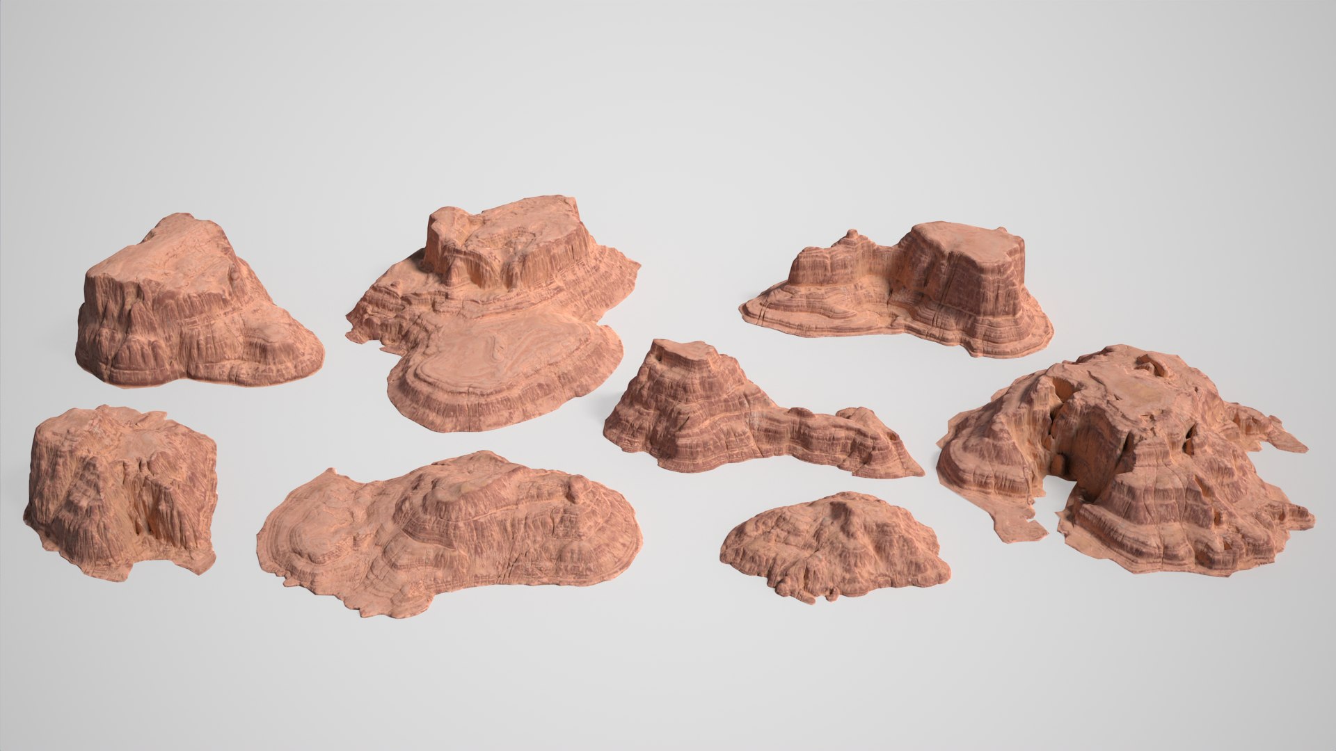 8 Modular Desert Canyons - 241103 3D Model - TurboSquid 2301530