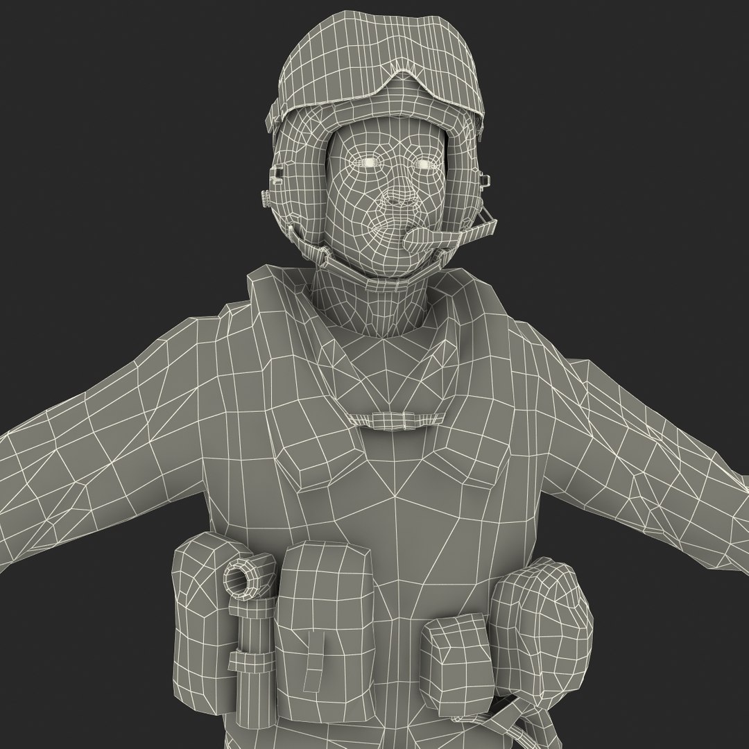 3d military pilot v3 static
