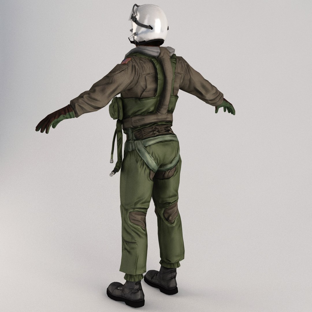 3d Military Pilot V3 Static