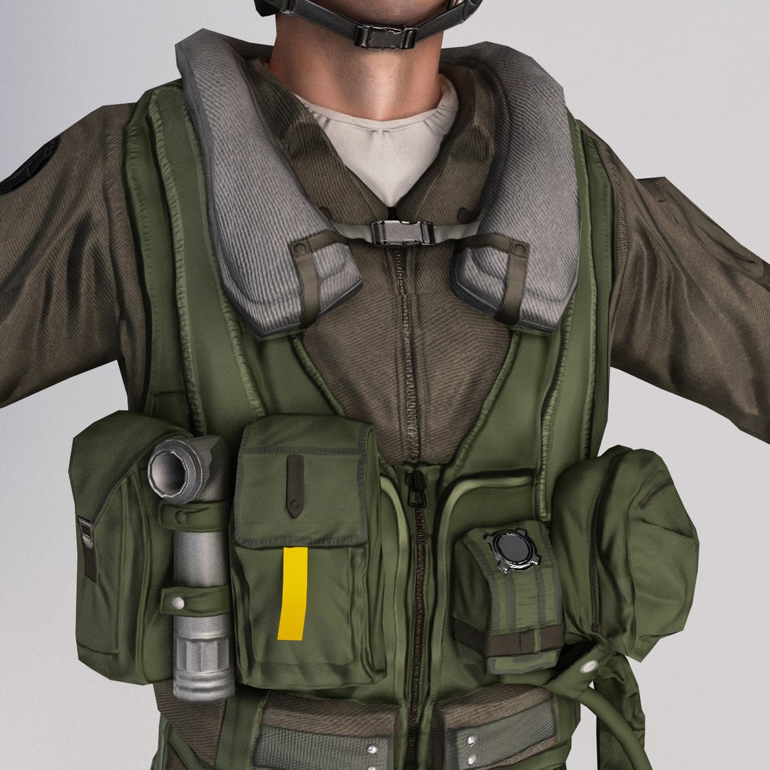 3d military pilot v3 static