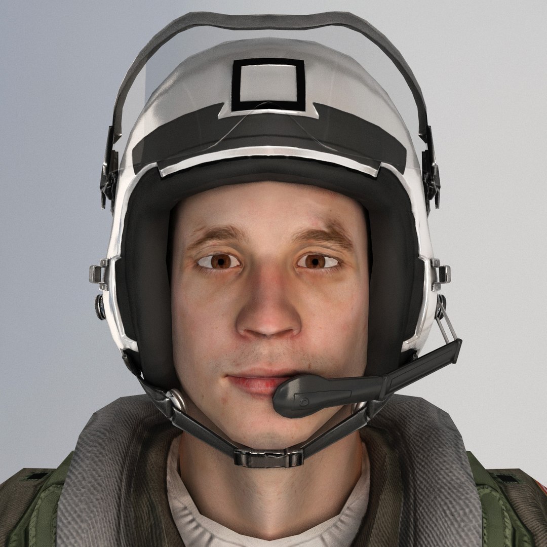 3d military pilot v3 static