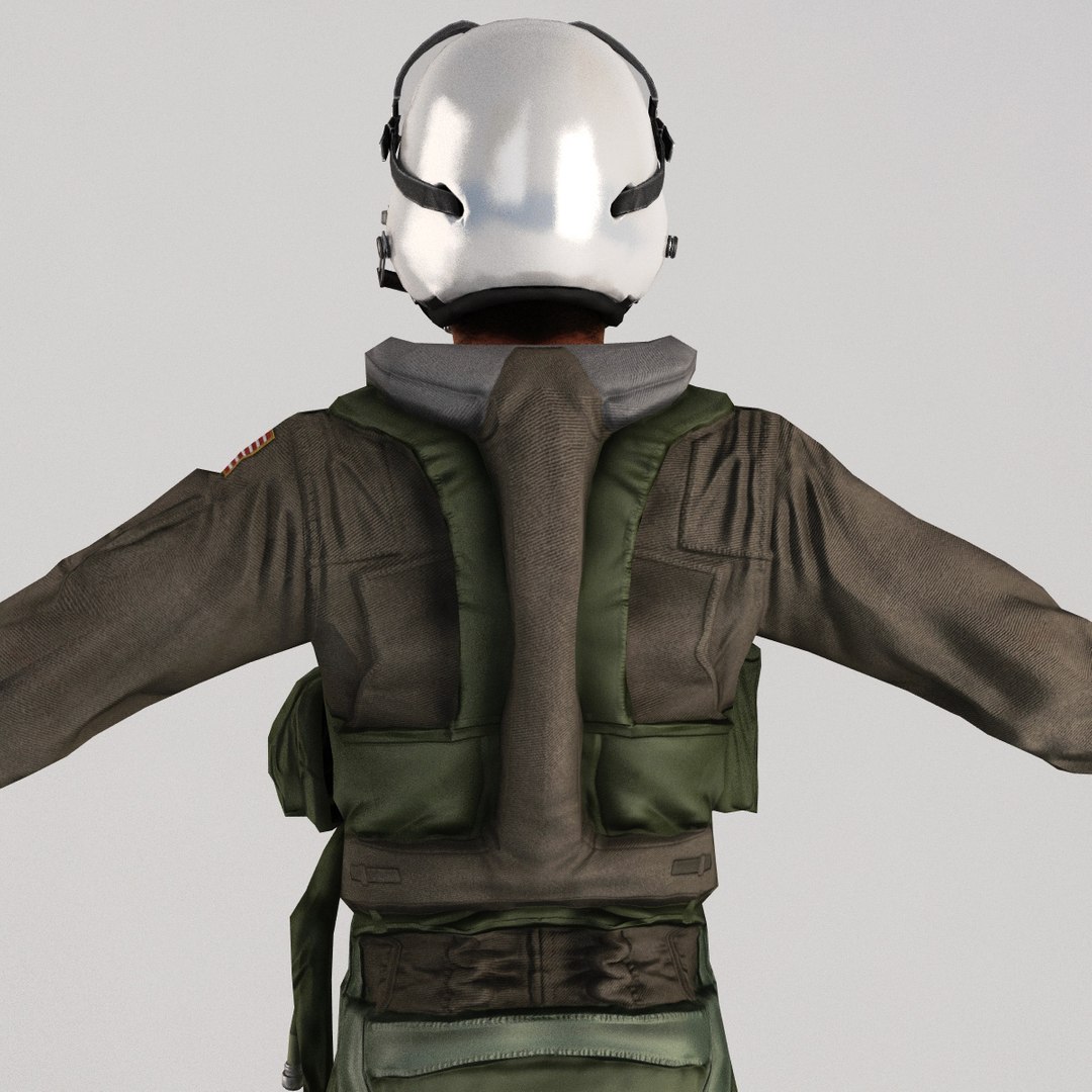 3d military pilot v3 static
