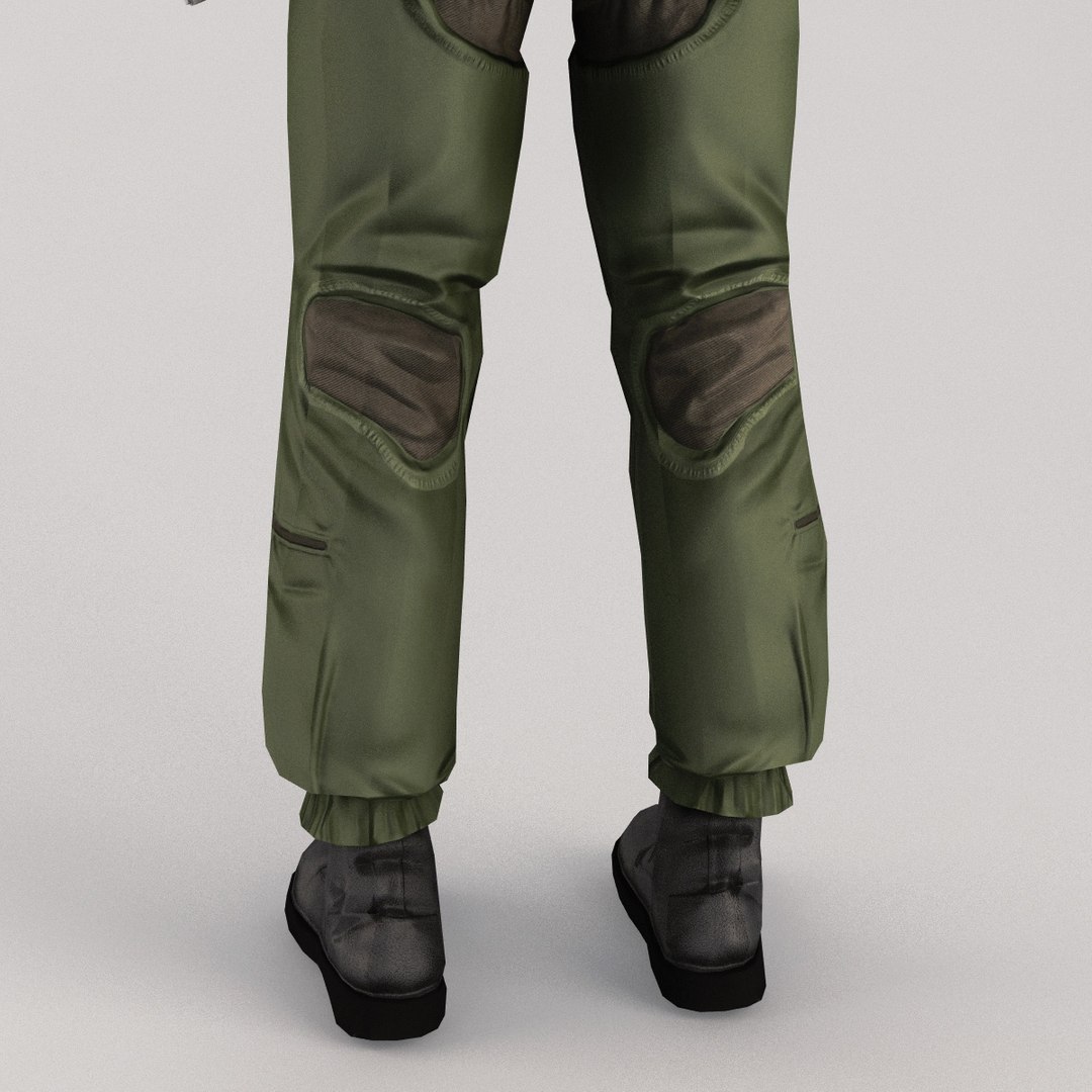 3d military pilot v3 static