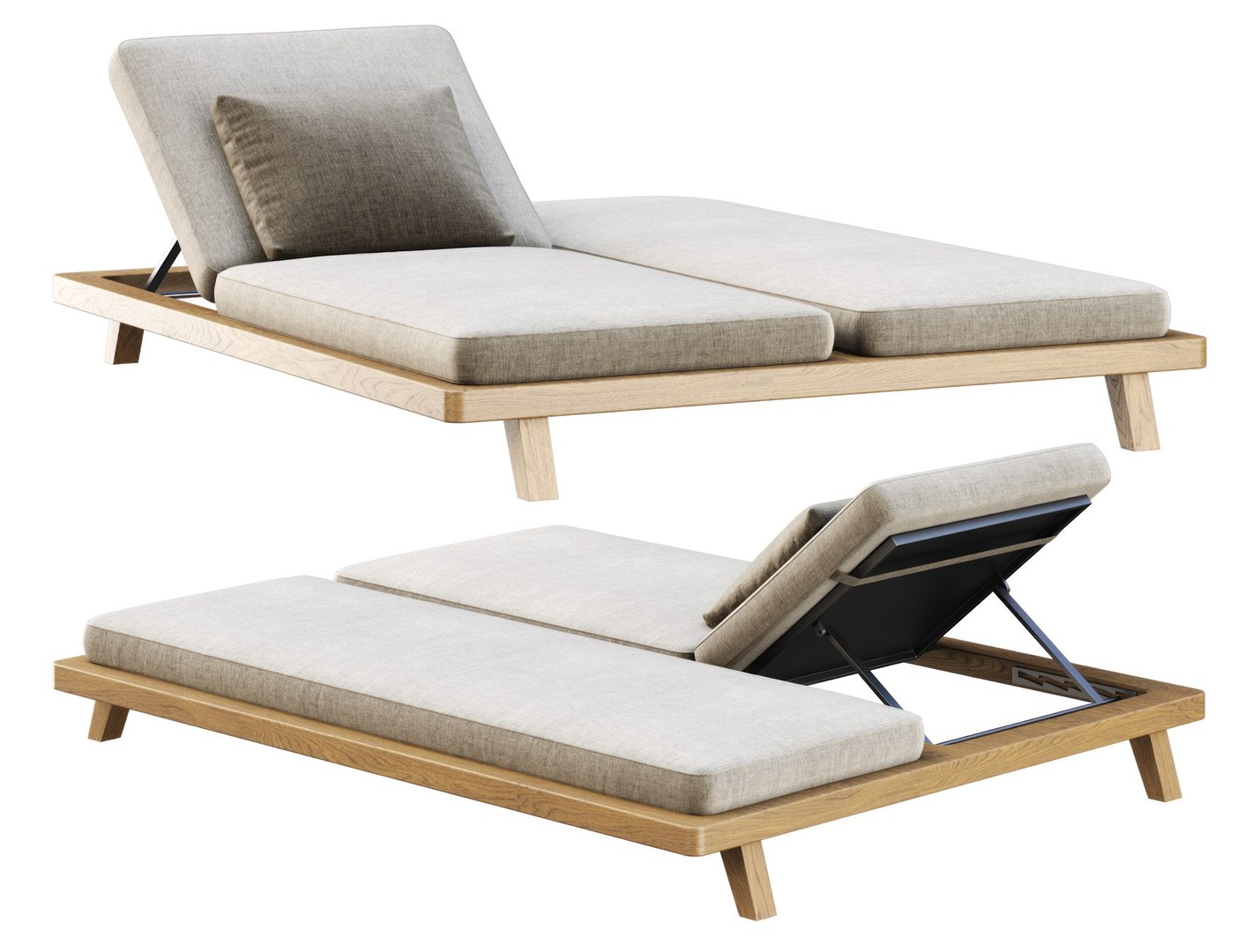 Sanday Double Daybed 3D - TurboSquid 2285060