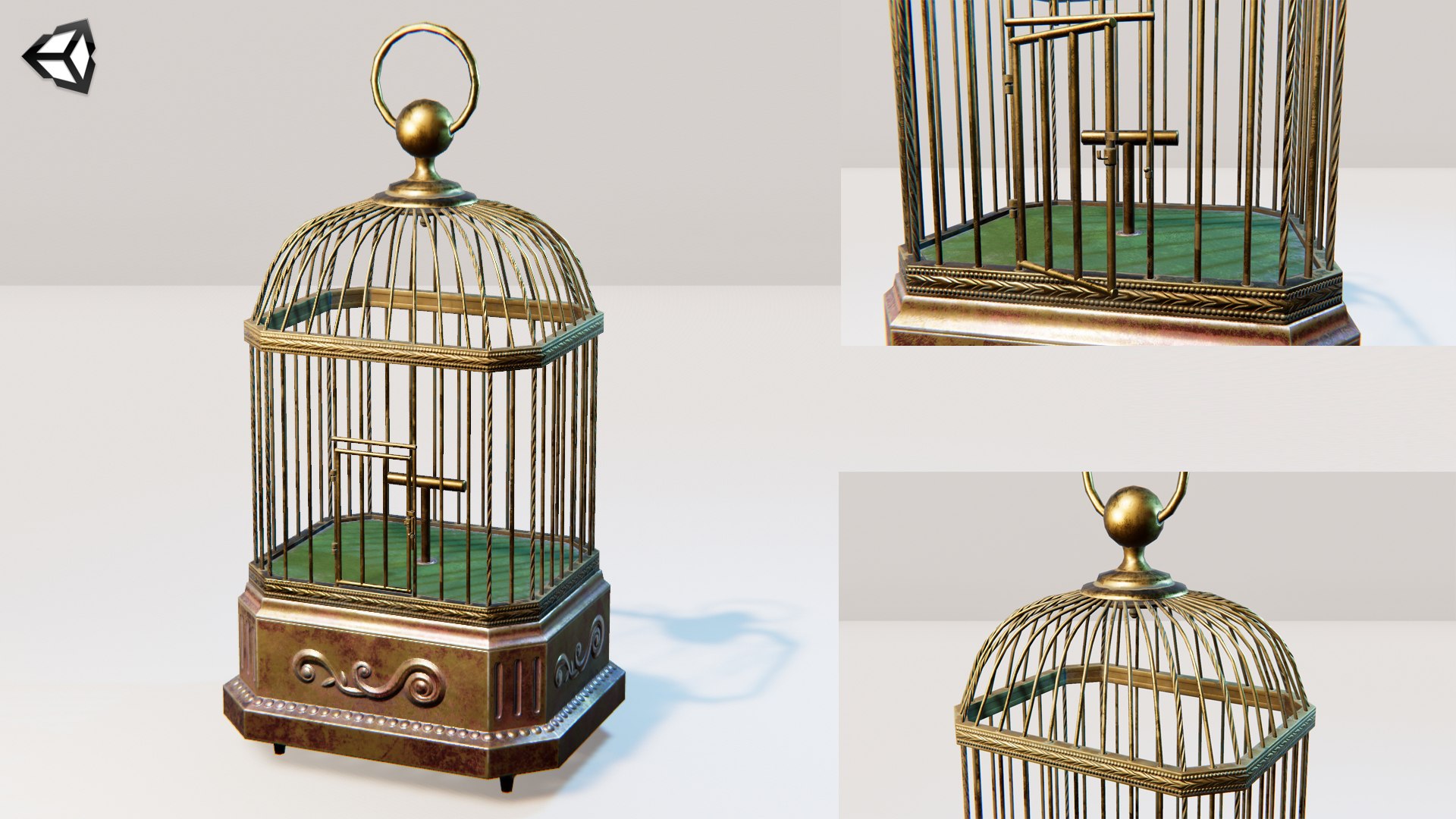 3D Birdcage Neoclassical - TurboSquid 2185594