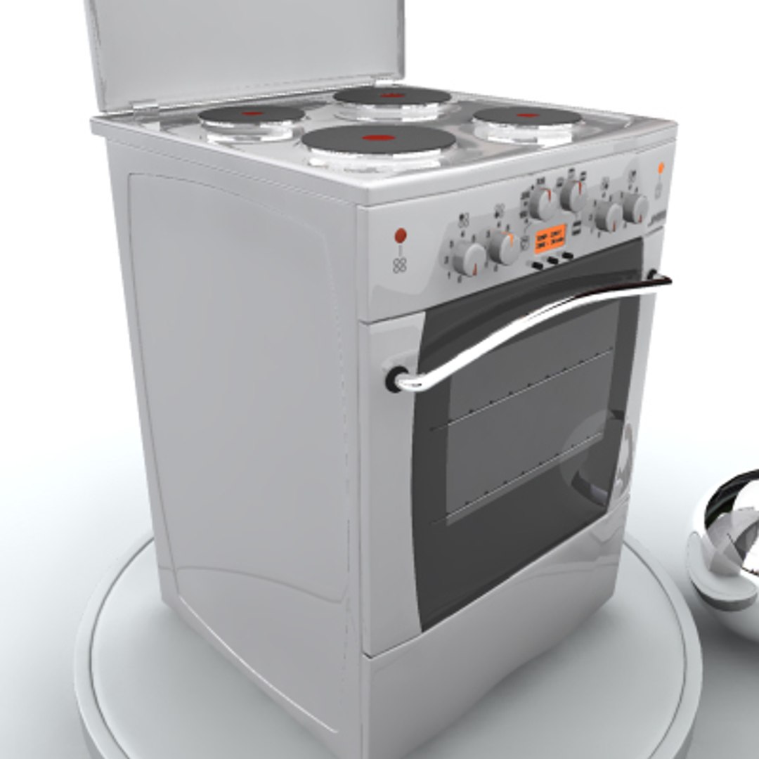 Free Electric Oven 3d Model