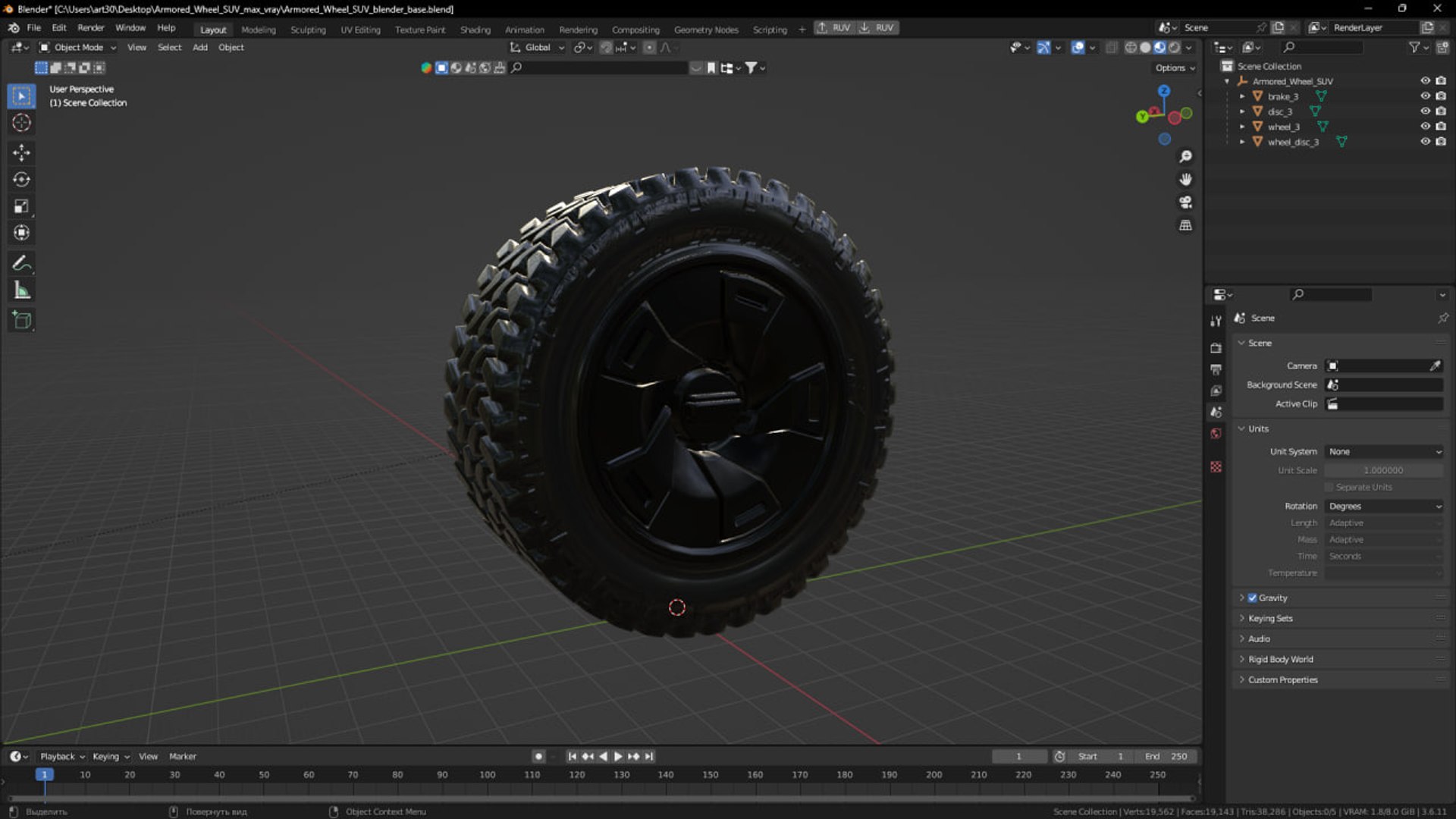 Armored Wheel SUV Model - TurboSquid 2315158