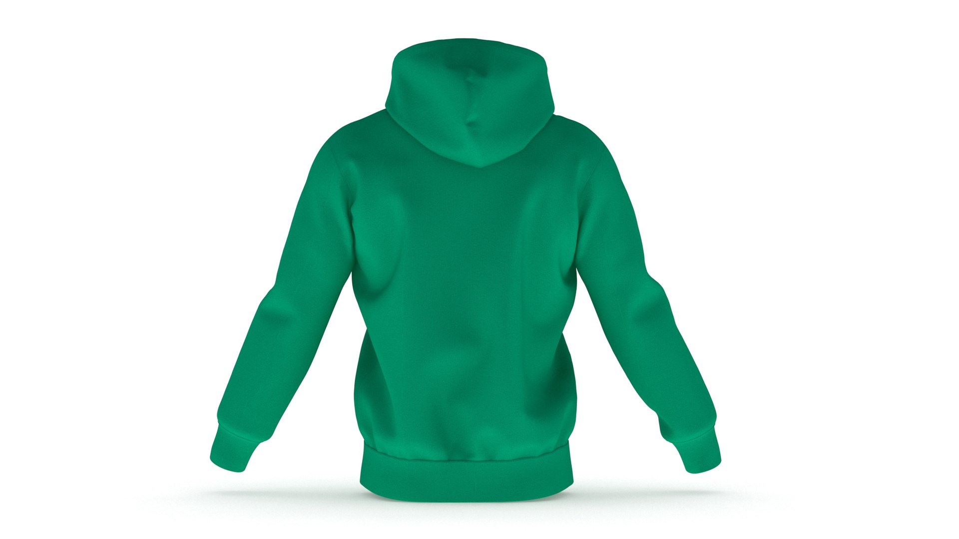 3D Model Hoodie Zip Generic Green - TurboSquid 2140279