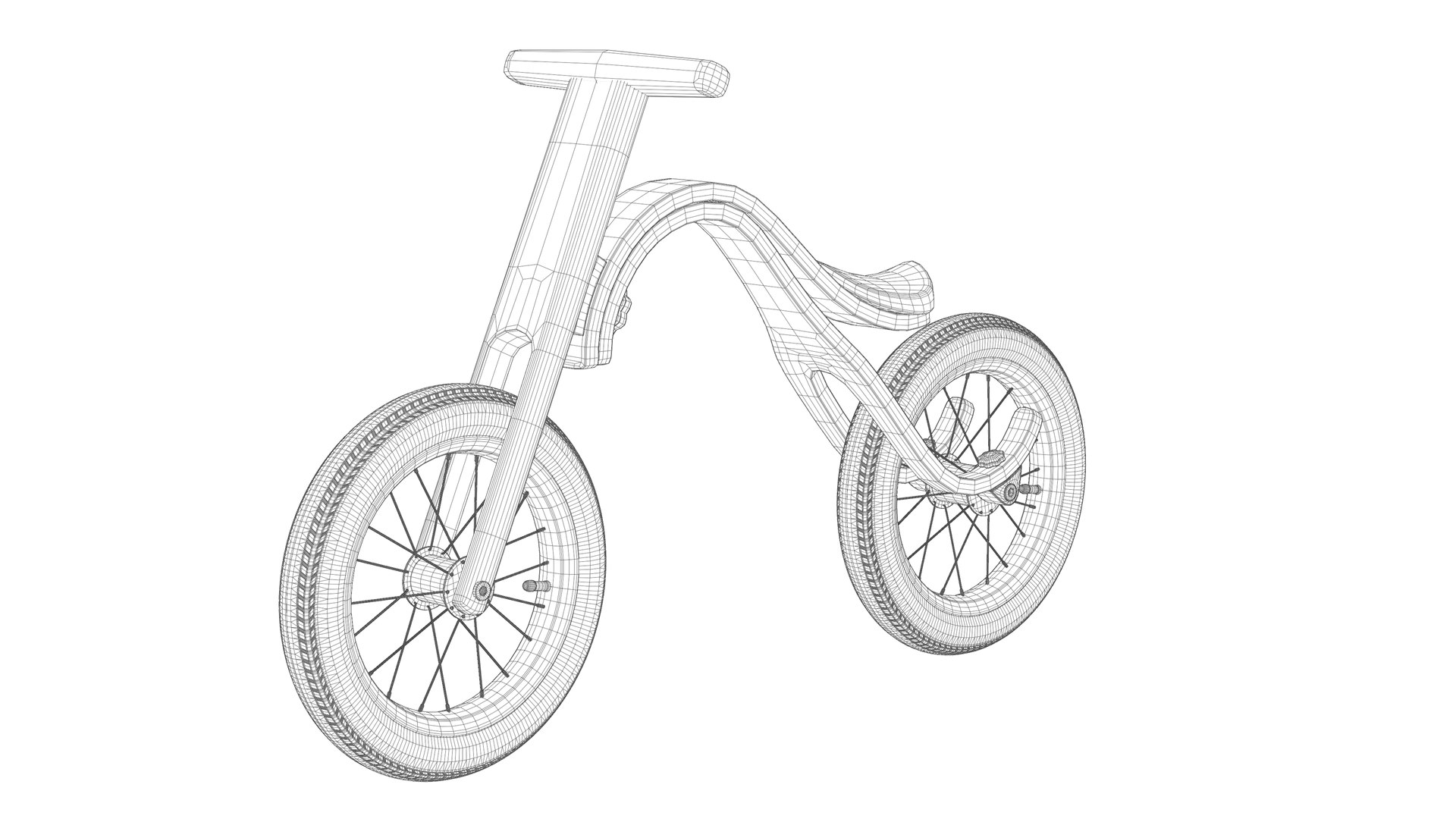 Wooden Balance Bike 3D Model - TurboSquid 1980857