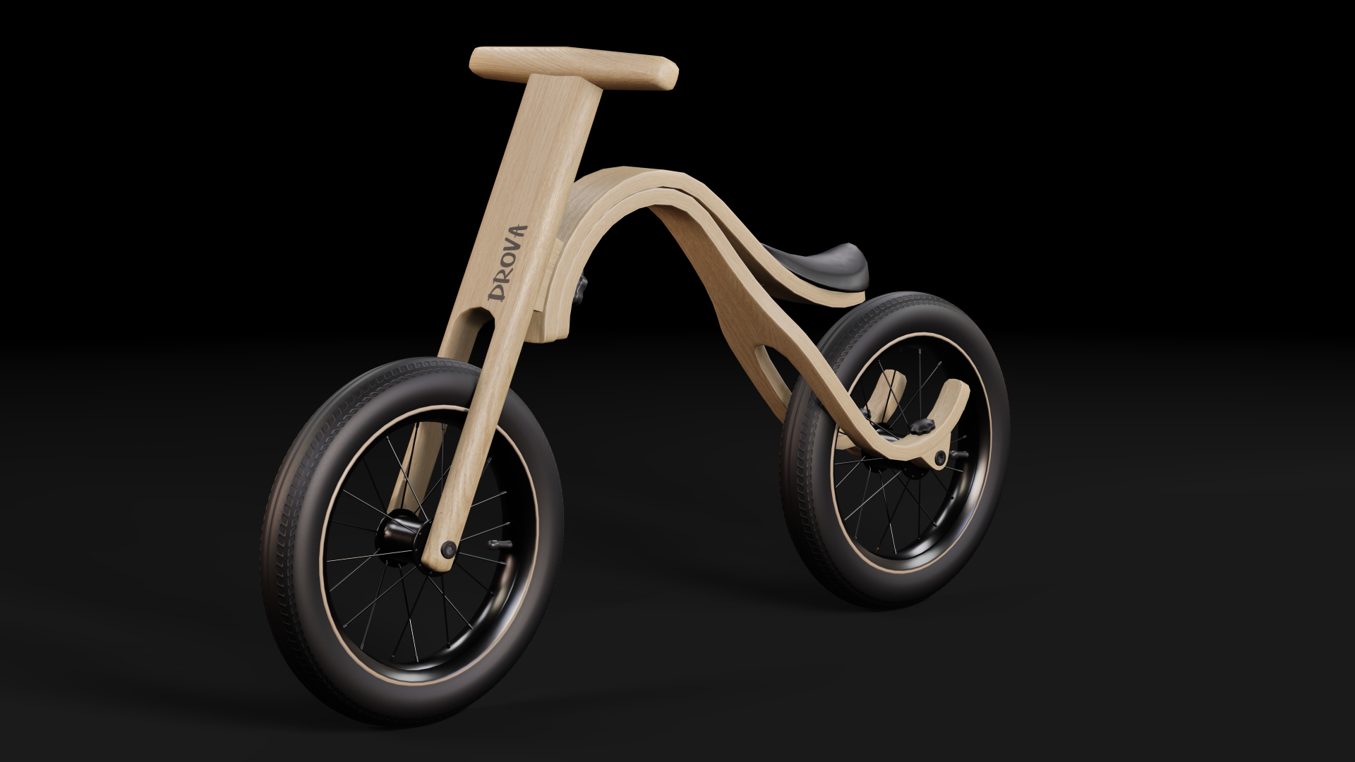 Wooden Balance Bike 3D Model - TurboSquid 1980857
