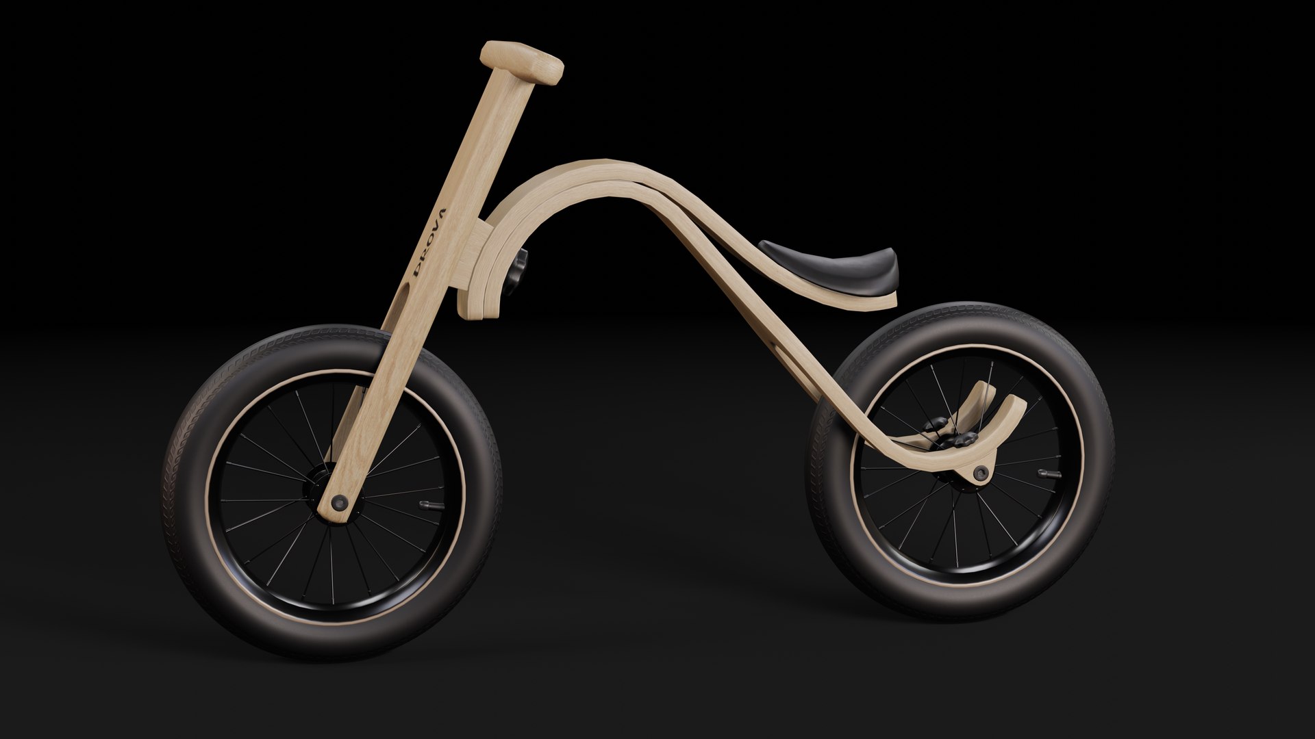 Wooden Balance Bike 3D Model - TurboSquid 1980857
