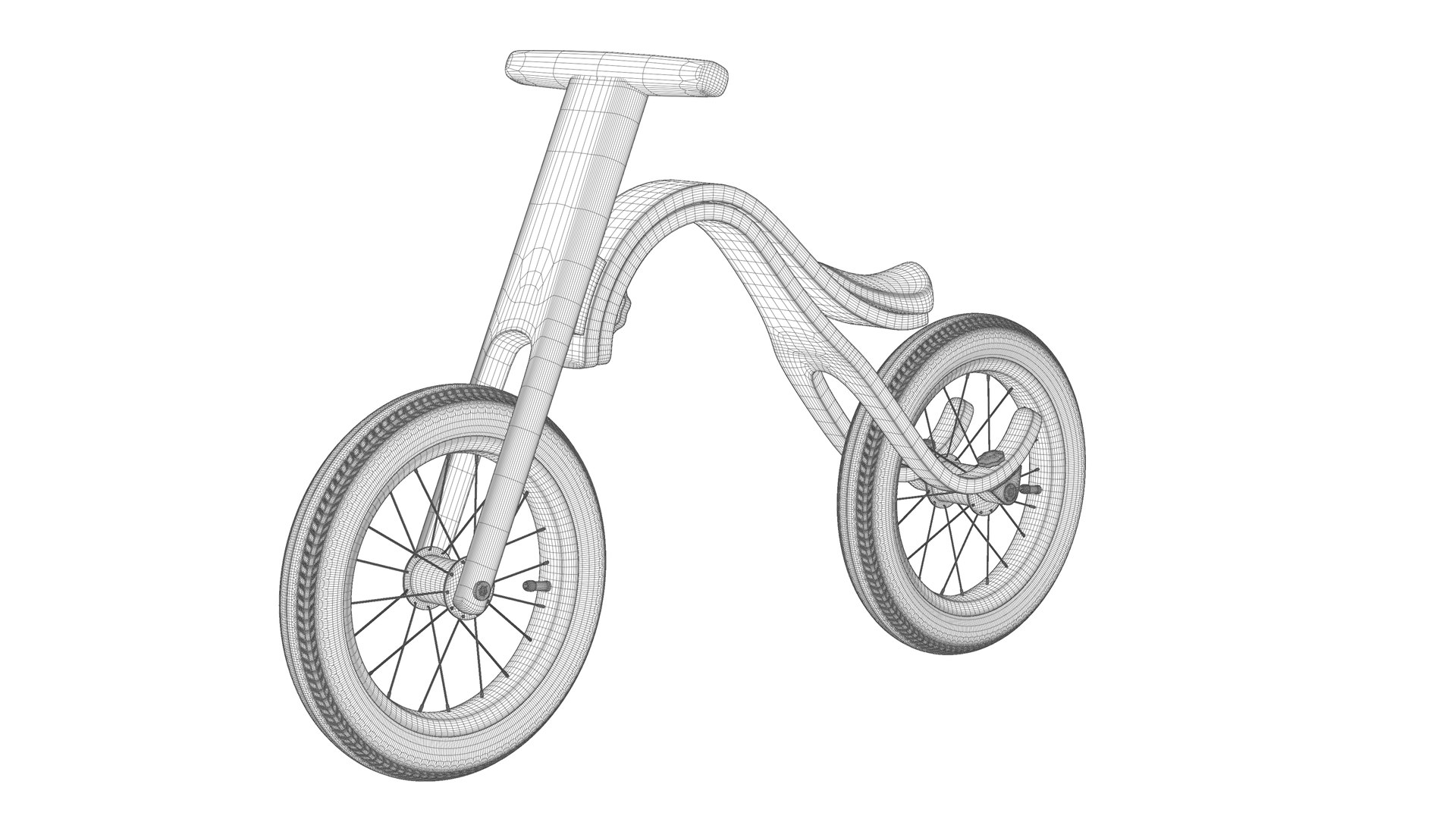 Wooden Balance Bike 3D Model - TurboSquid 1980857