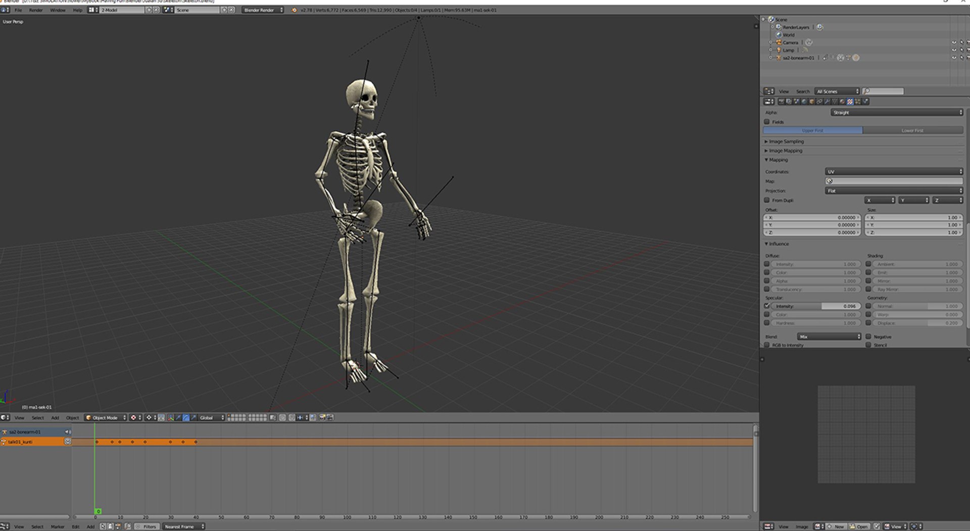 3D Skeleton Model - TurboSquid 1168663
