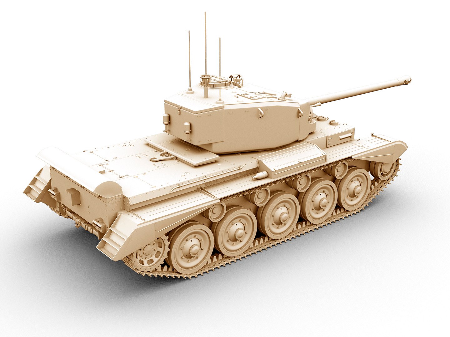 3D Comet A34 Tank - TurboSquid 2192583