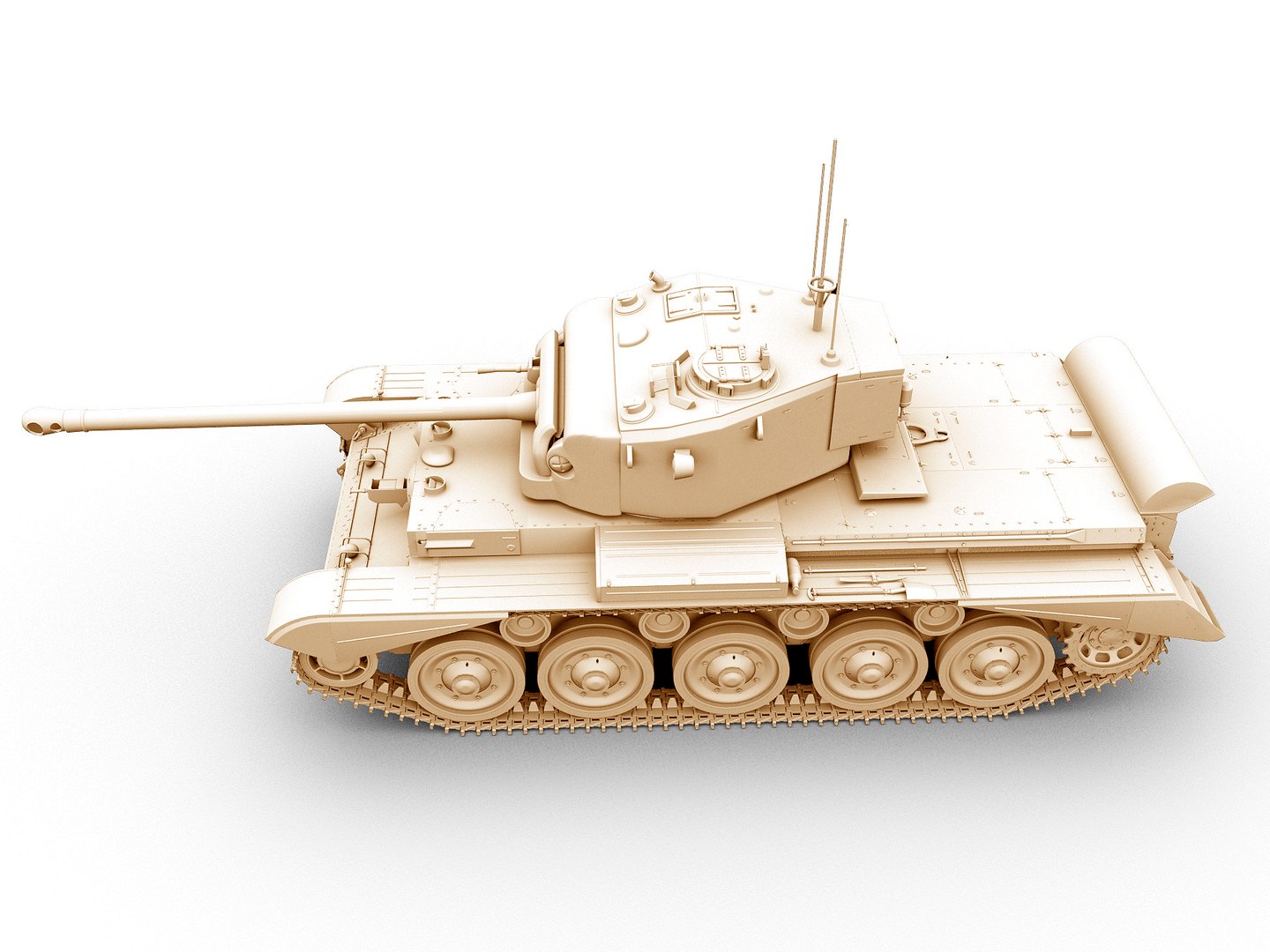 3D Comet A34 Tank - TurboSquid 2192583