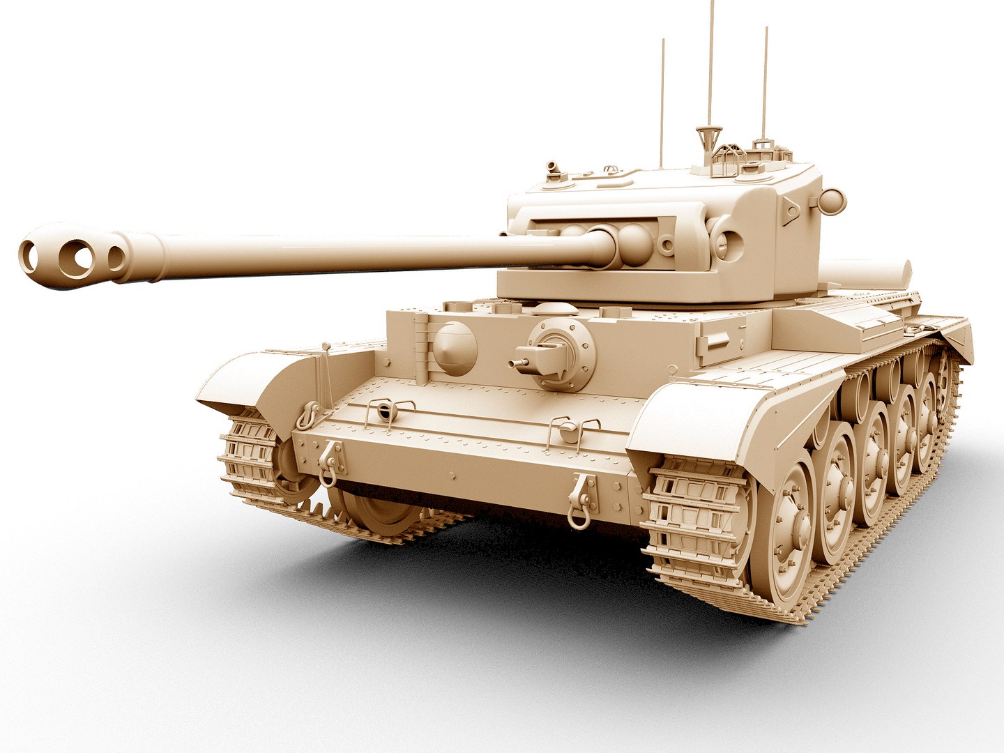 3D Comet A34 Tank - TurboSquid 2192583