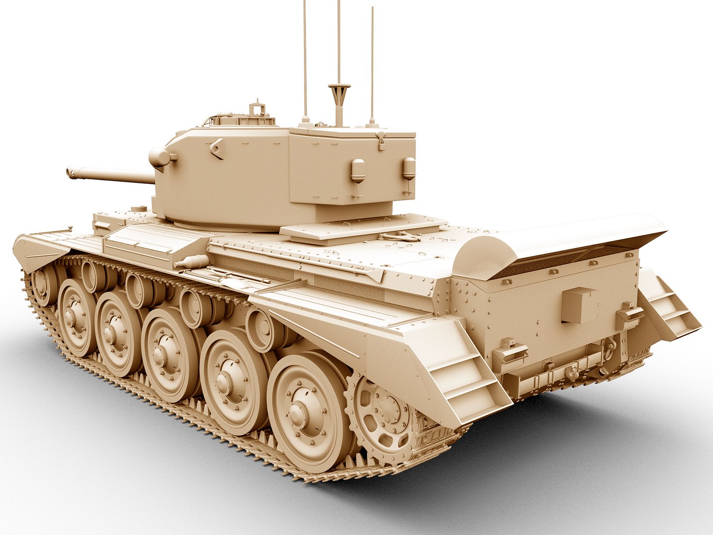 3D Comet A34 Tank - TurboSquid 2192583