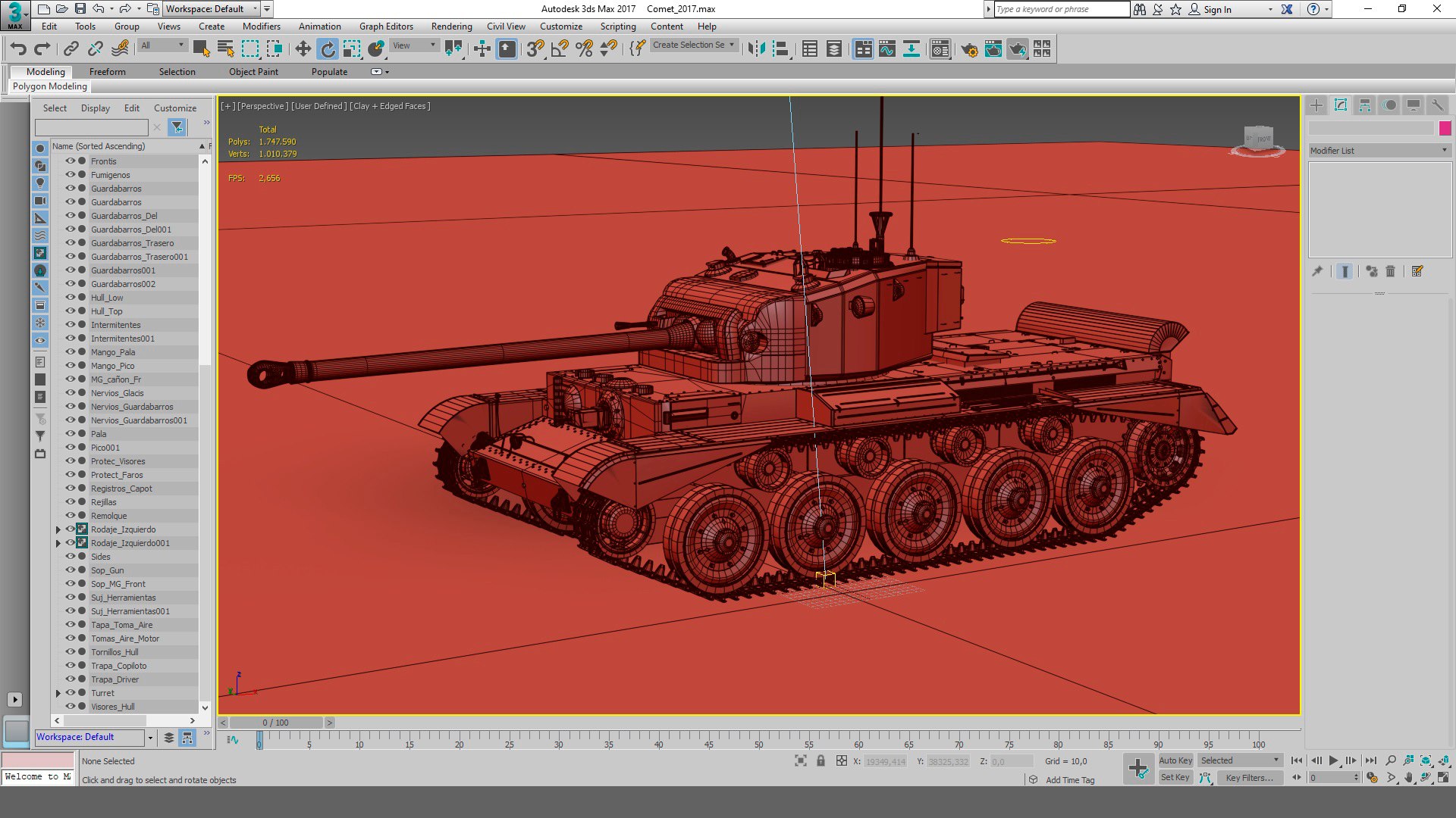 3D Comet A34 Tank - TurboSquid 2192583