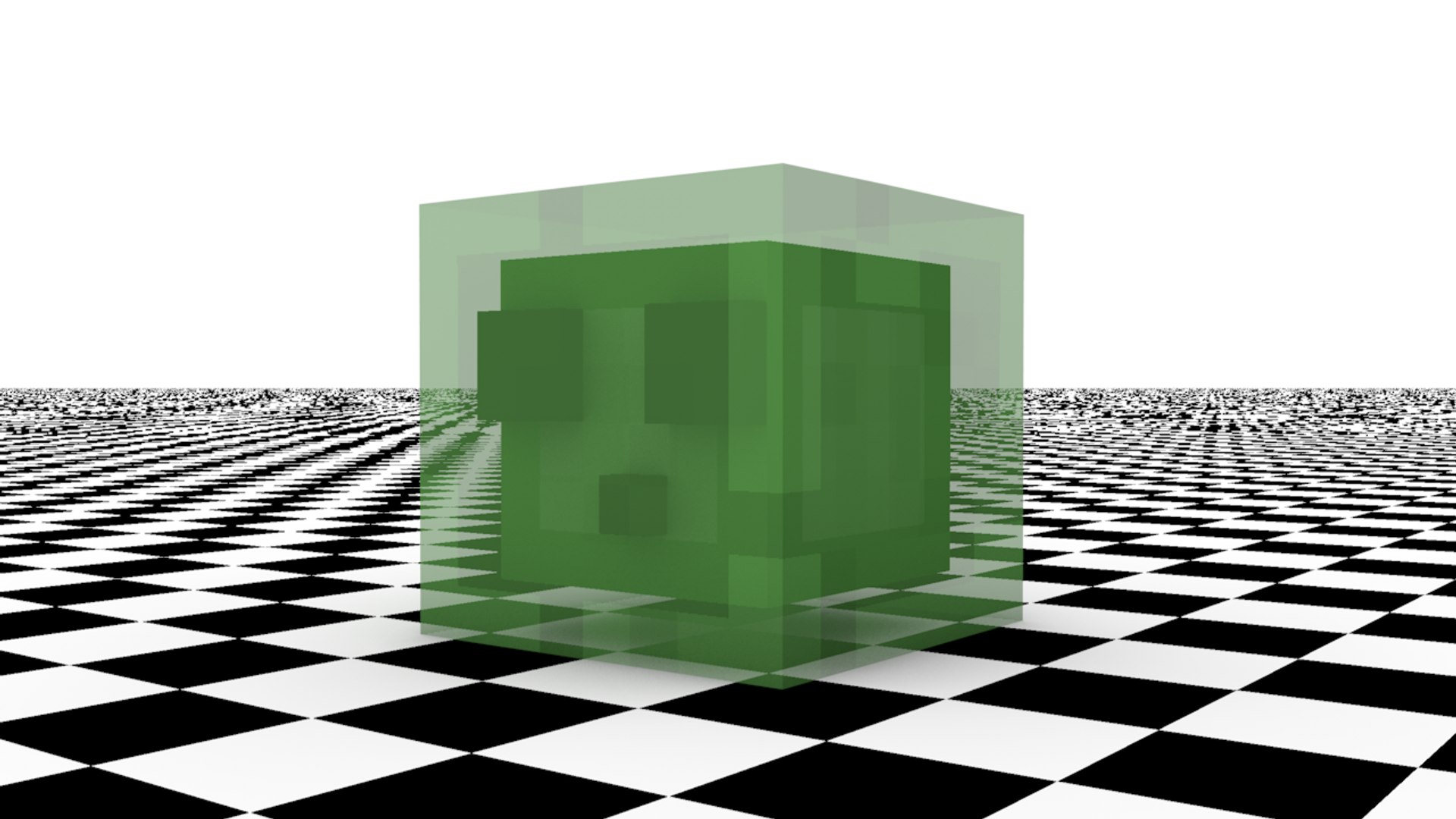 Minecraft Slime C4d