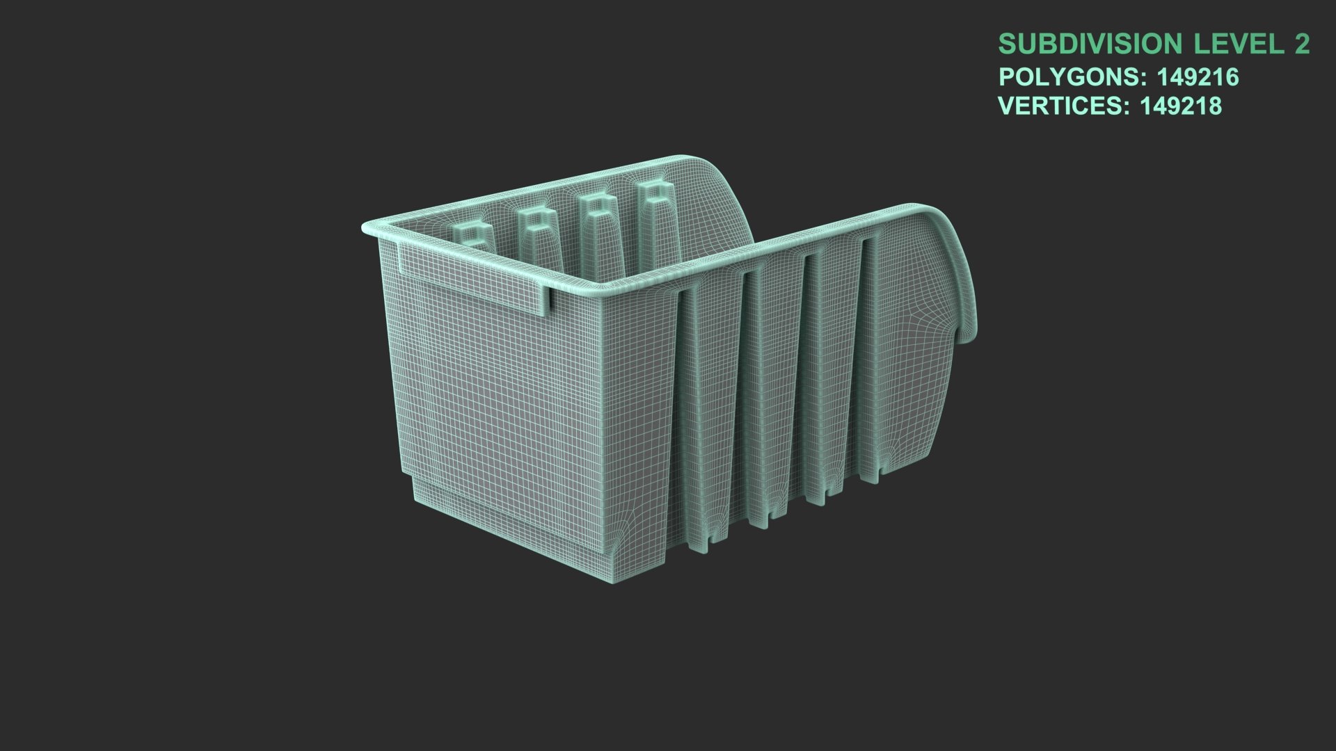 3D Model Storage Bin - TurboSquid 2315100