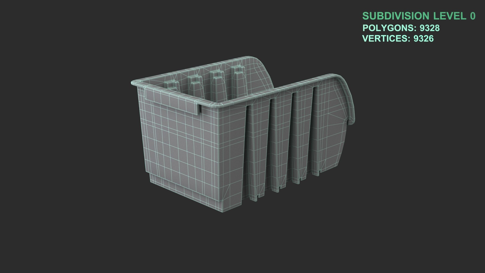3D Model Storage Bin - TurboSquid 2315100