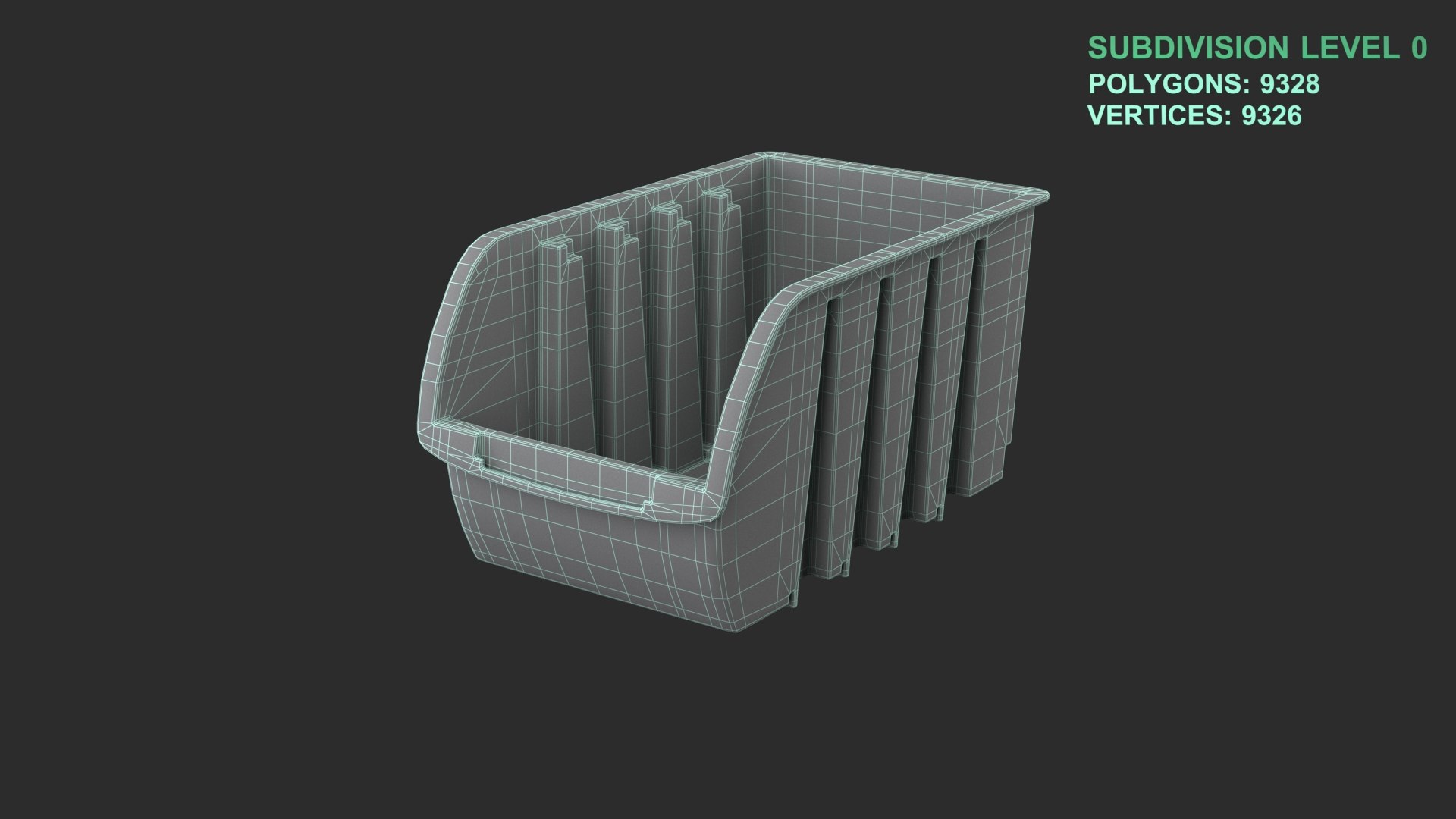 3D Model Storage Bin - TurboSquid 2315100