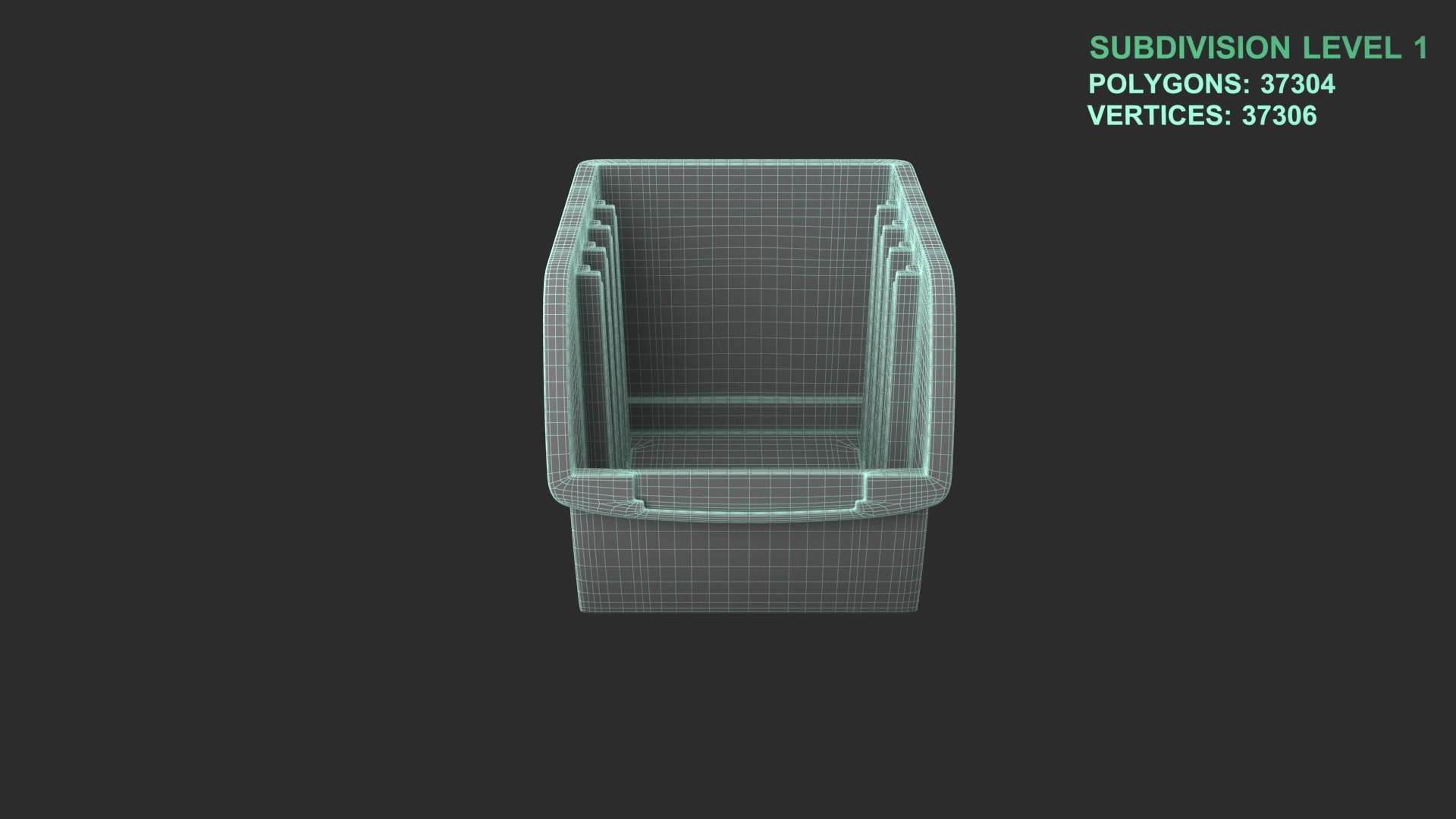 3D Model Storage Bin - TurboSquid 2315100