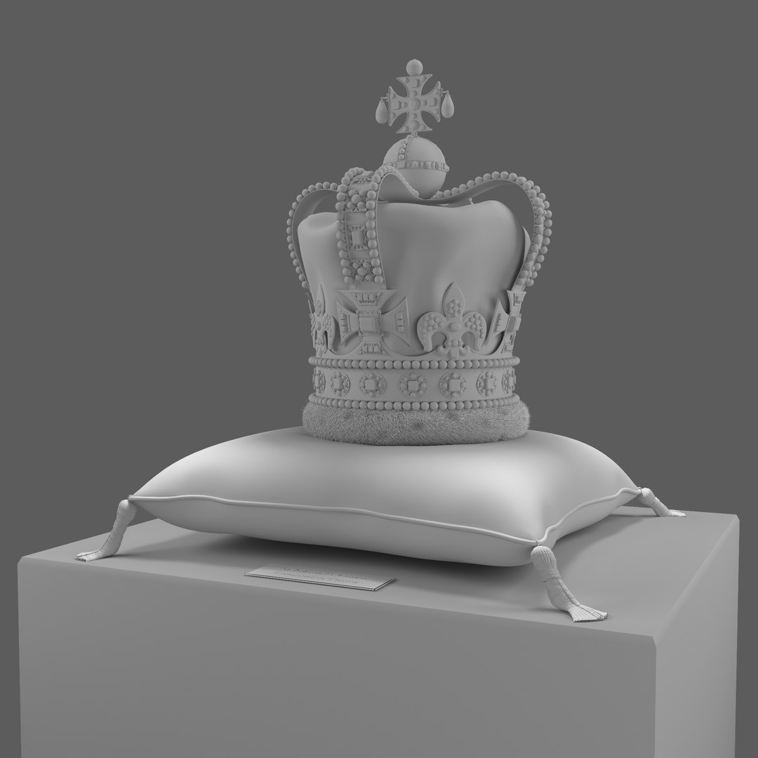 3D St Edward Crown Model - TurboSquid 1289265