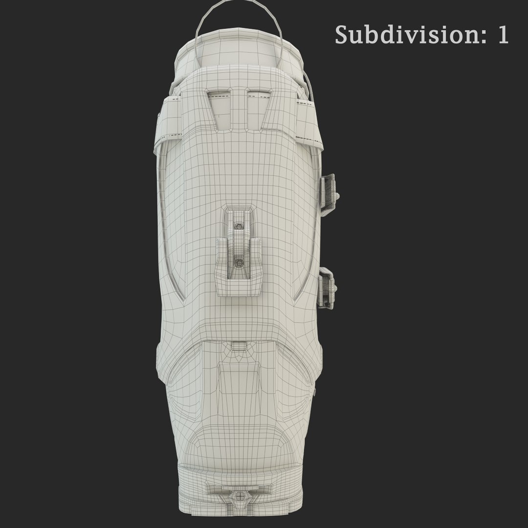 3d Prime Ski Boot Model