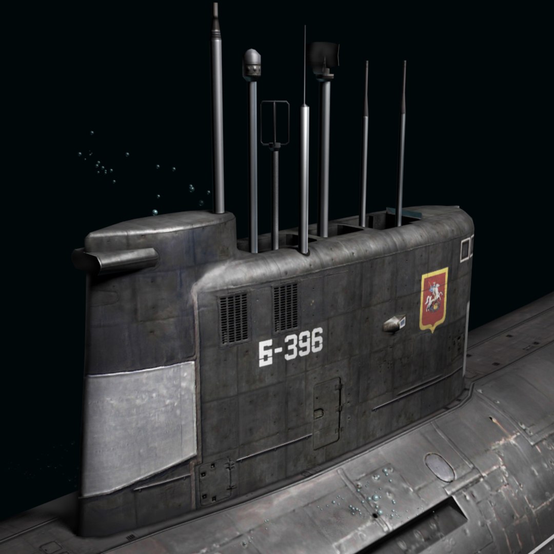 3d Tango Class Attack Submarine Model