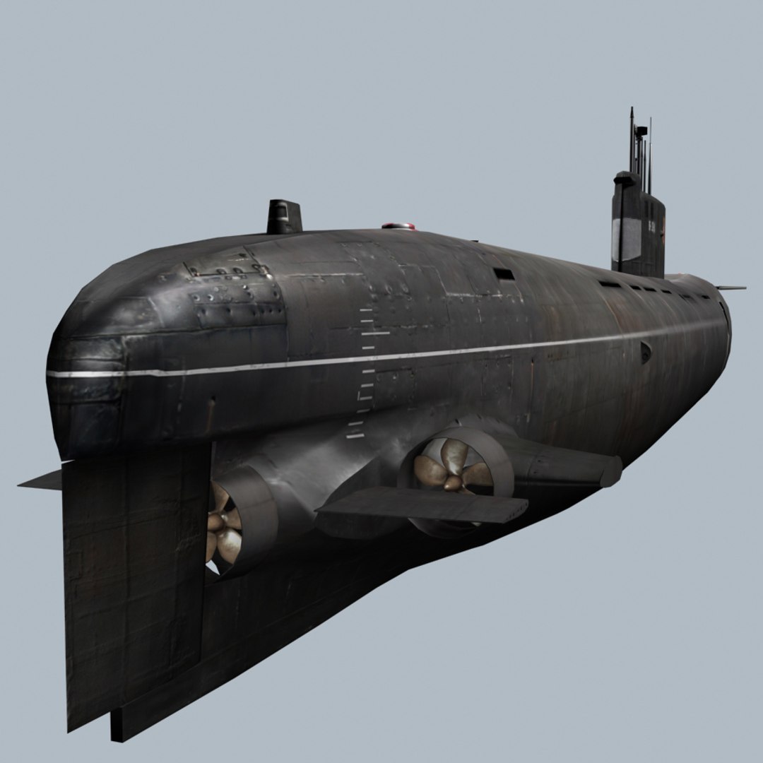 3d Tango Class Attack Submarine Model