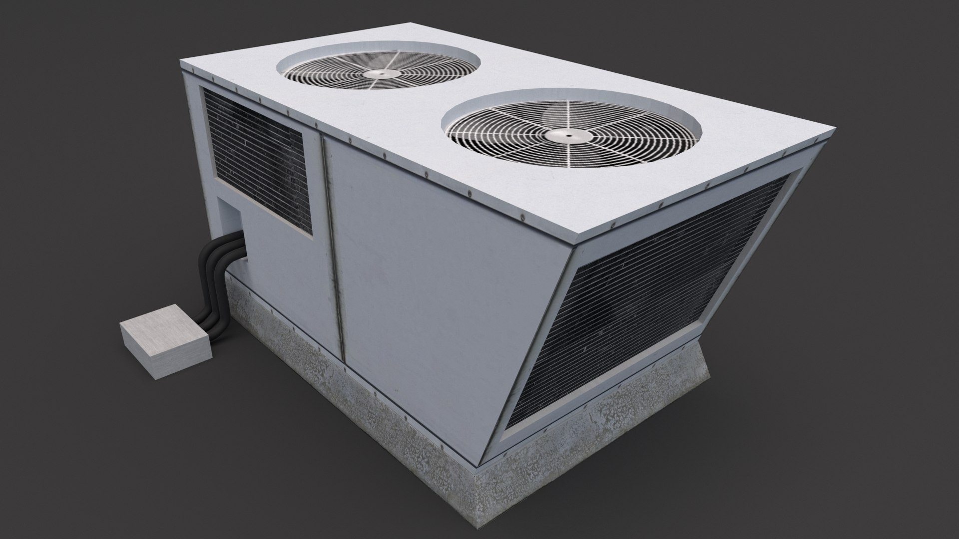 3D Model Air Conditioner Rooftop 02 - TurboSquid 1814381