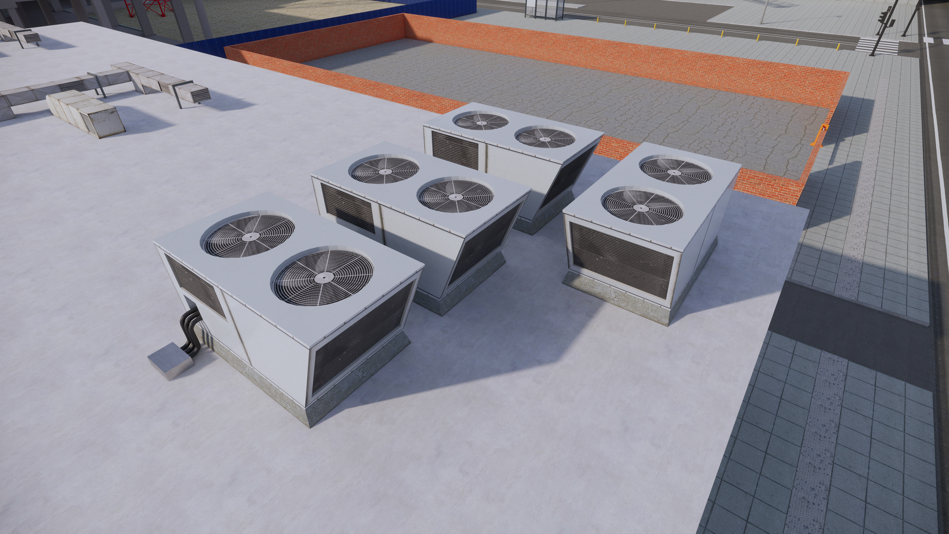 3D model Air Conditioner Rooftop 02 - TurboSquid 1814381