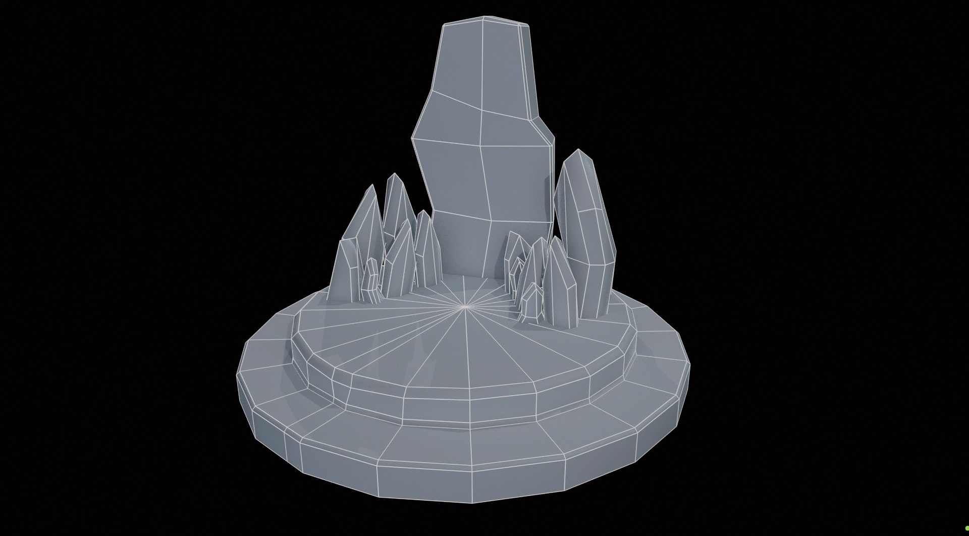 3D model Stylized Runestone Crystal Model - TurboSquid 2054707