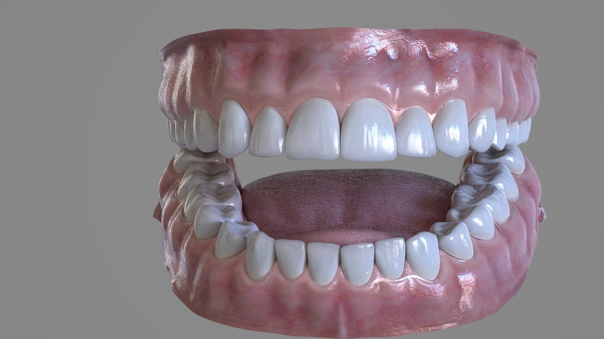 3D Model Realistic Human Mouth - TurboSquid 2405749