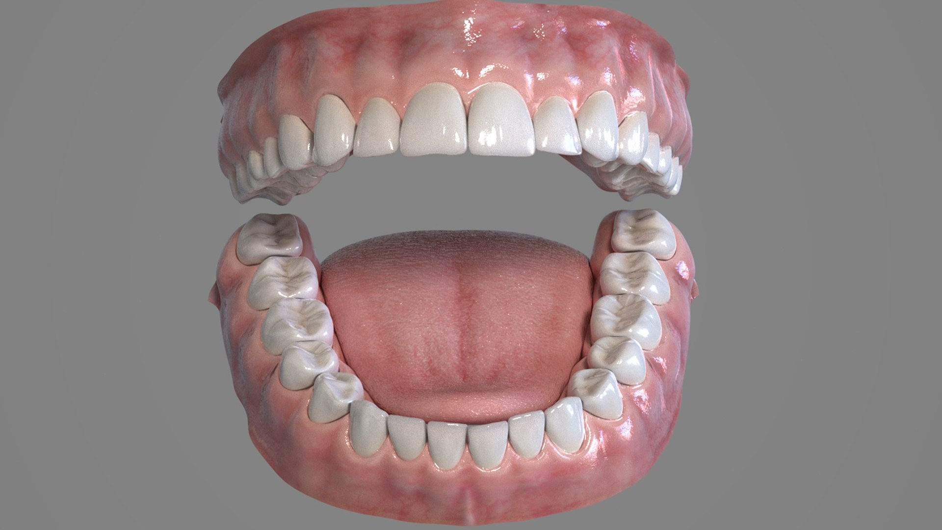 3D Model Realistic Human Mouth - TurboSquid 2405749